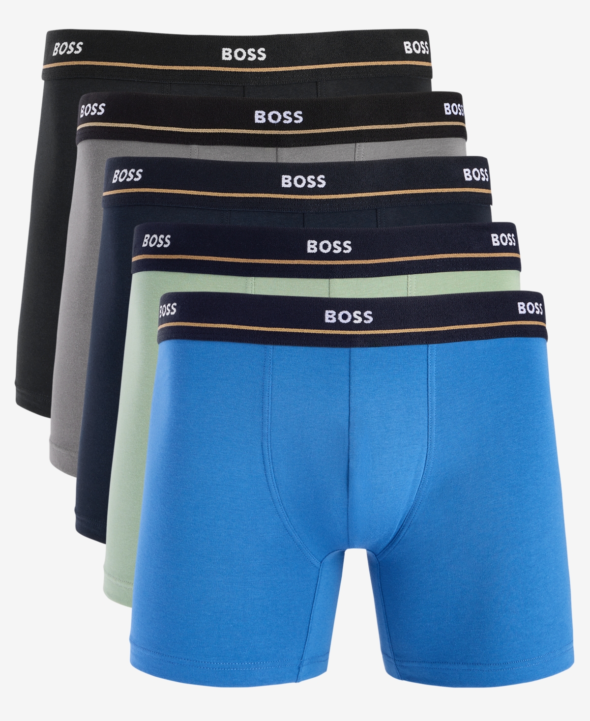 Click here for Boss by Hugo Boss Mens Essential Boxer Briefs  5-P... prices