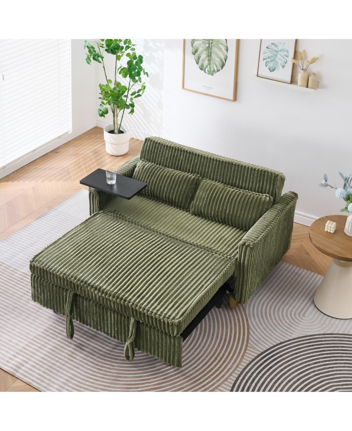 Click here for Streamdale Furniture Pull-Out Sofa w/ Tabletop & U... prices