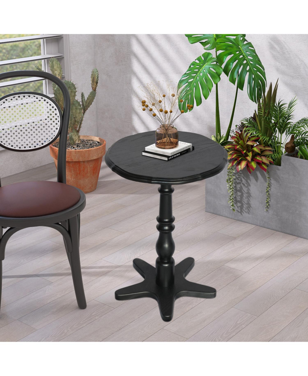 Click here for Streamdale Furniture Round End Table - Black prices