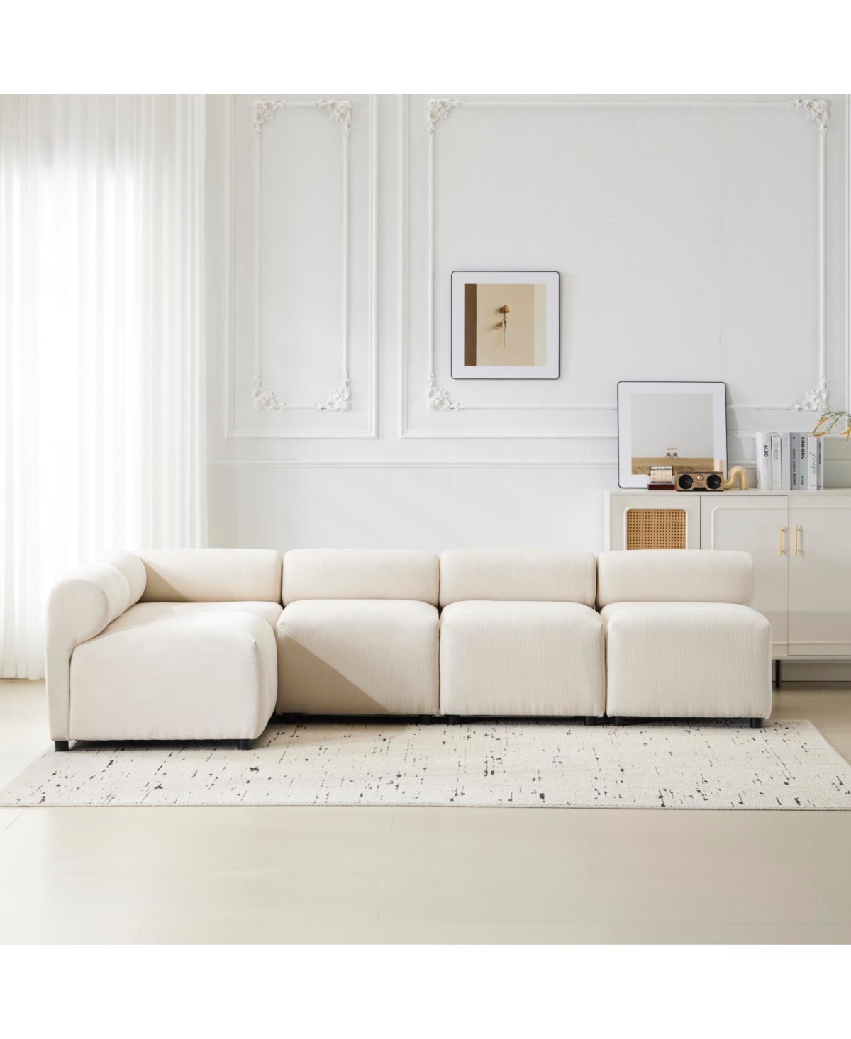 Click here for Streamdale Furniture Evelyn 109 5-Piece L-Shaped M... prices