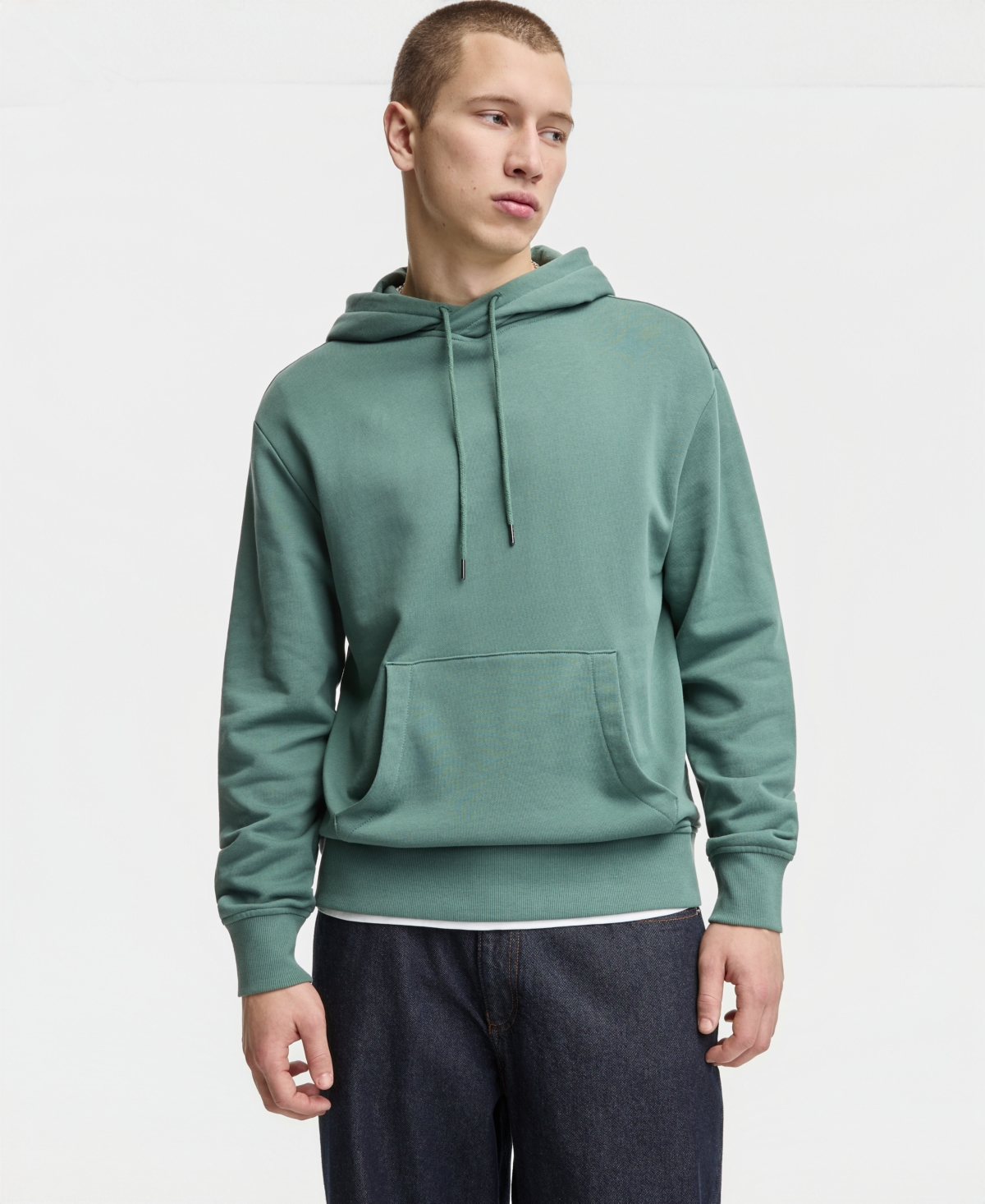 Click here for Mode of One Mens Relaxed-Fit Solid Hoodie  Macys E... prices