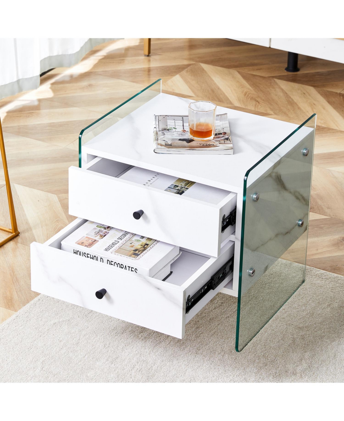 Click here for Streamdale Furniture + 1 Pc. + Glass + Storage + B... prices