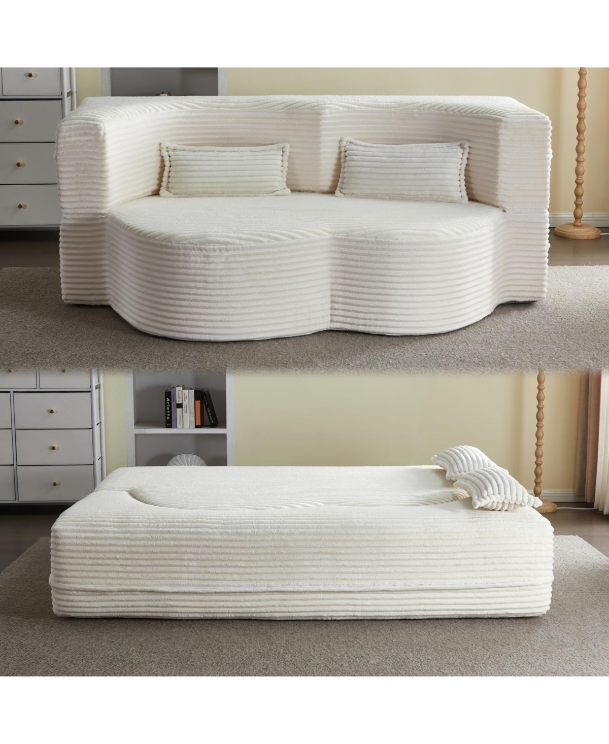 Click here for Streamdale Furniture Convertible Corduroy Floor So... prices