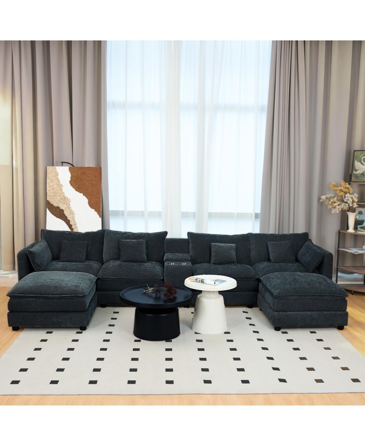 Click here for Streamdale U Shaped Cloud Couch  144" Modular... prices