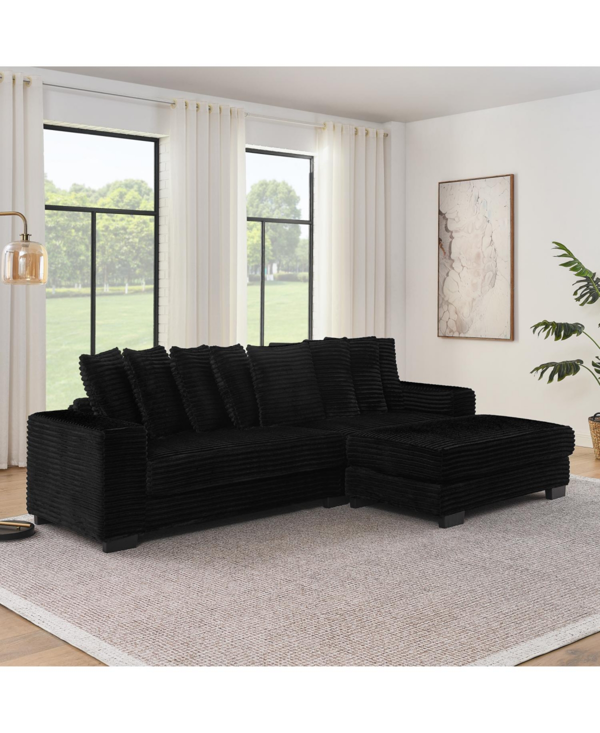 Click here for Streamdale Furniture Corduroy Tufted Sleeper Secti... prices