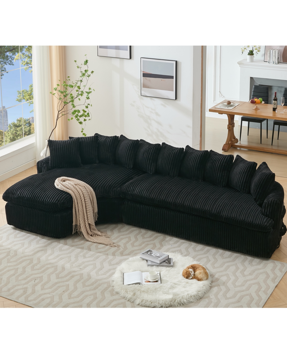 Click here for Streamdale Furniture 127" Large Sectional Sof... prices