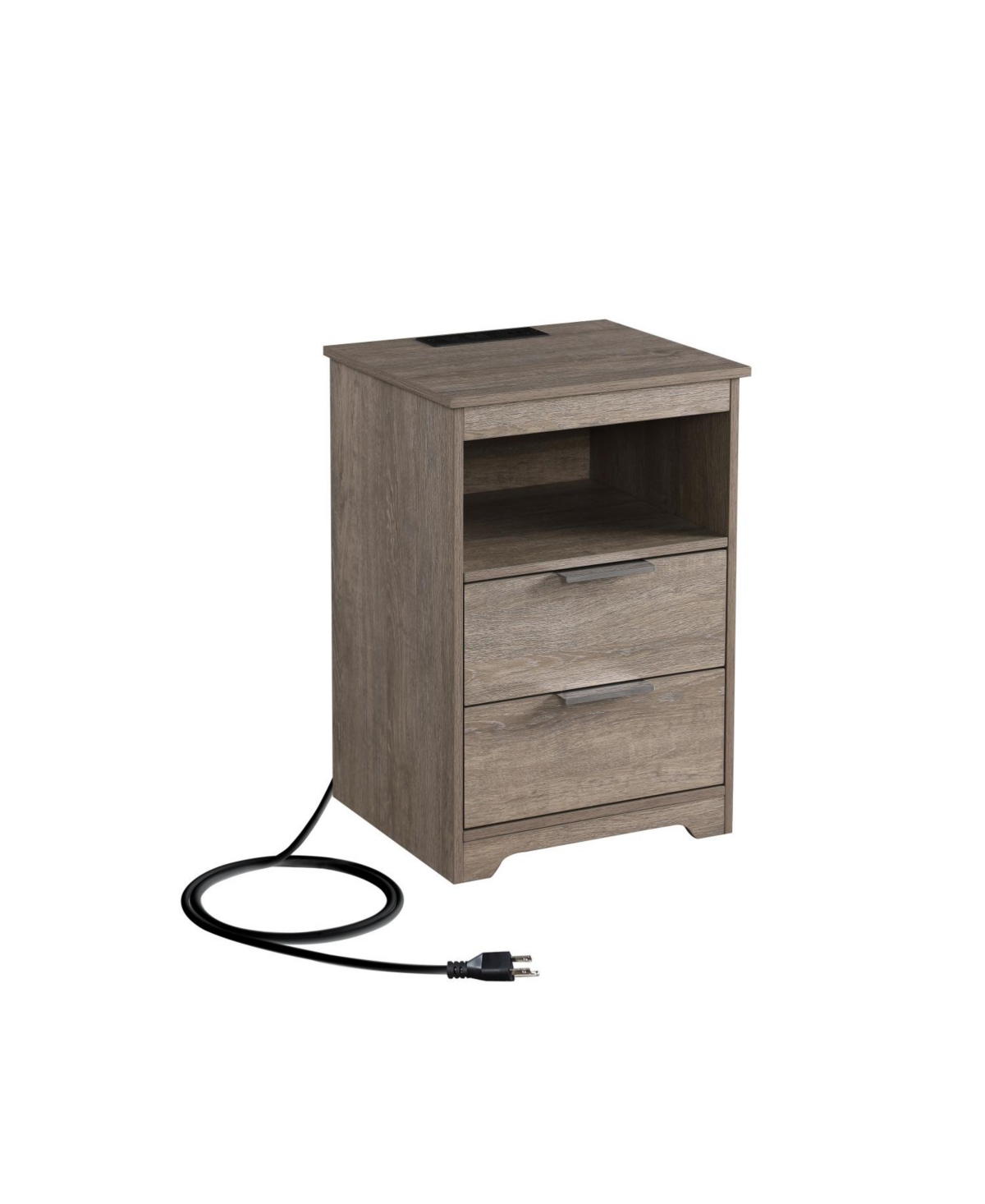 Click here for Streamdale Furniture Nightstand with Charging  2 D... prices