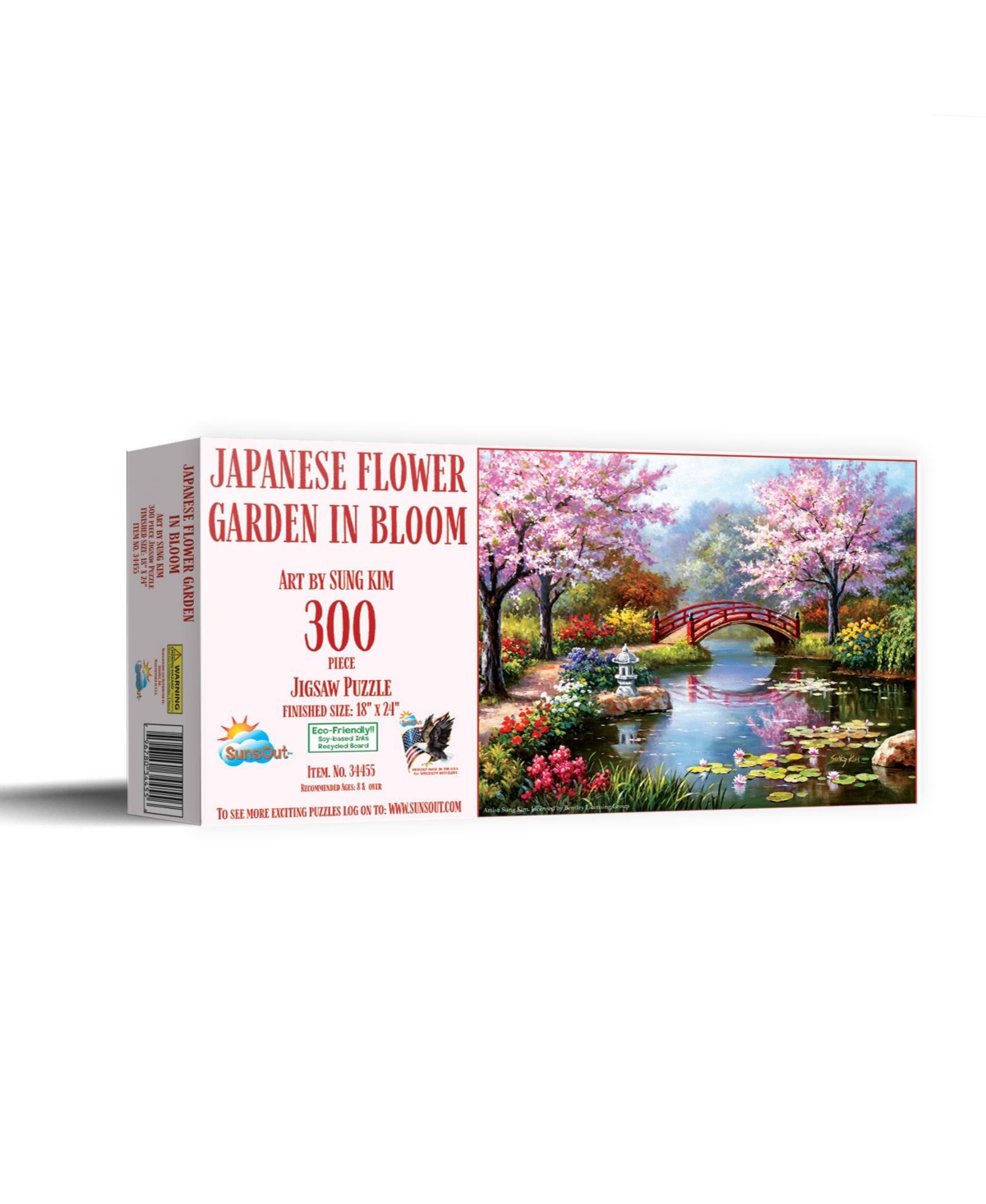 Click here for SunsOut Japanese Garden in Bloom 300 piece Jigsaw... prices