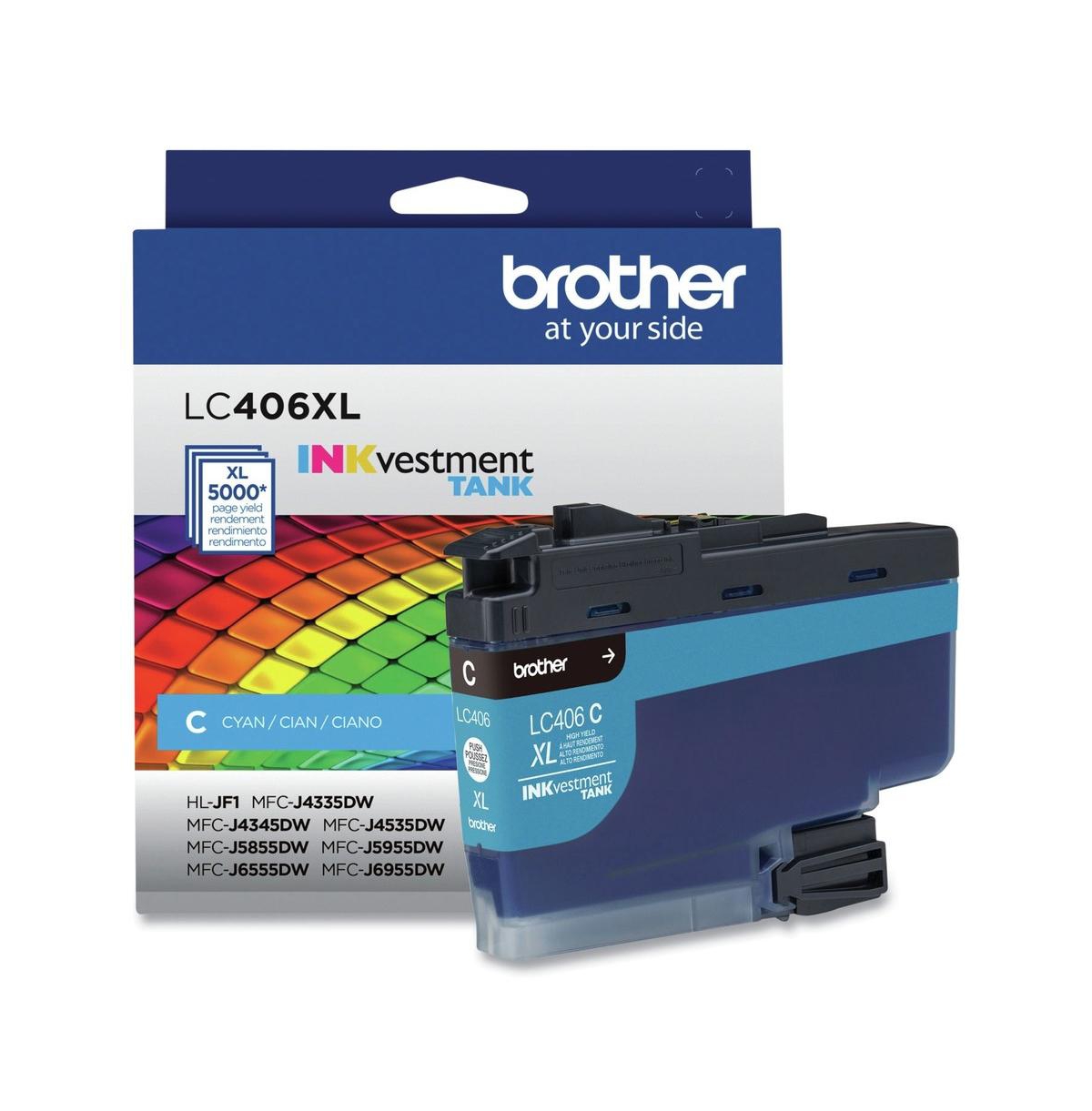 Click here for Brother LC406XLCS INKvestment 5 000 Page-Yield Hig... prices