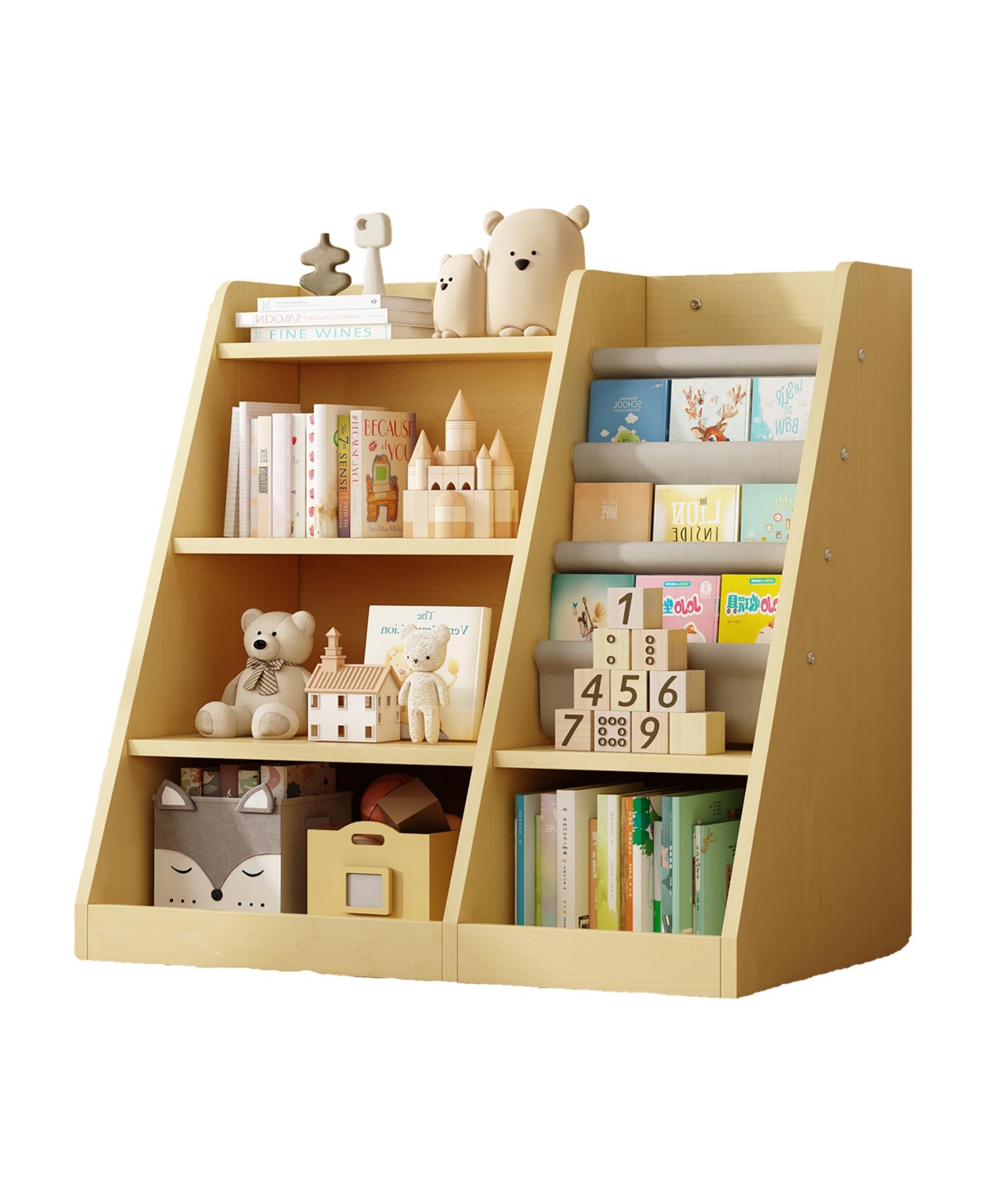 Click here for Cesicia Wood Kids Bookshelf Toy Storage Organizer... prices