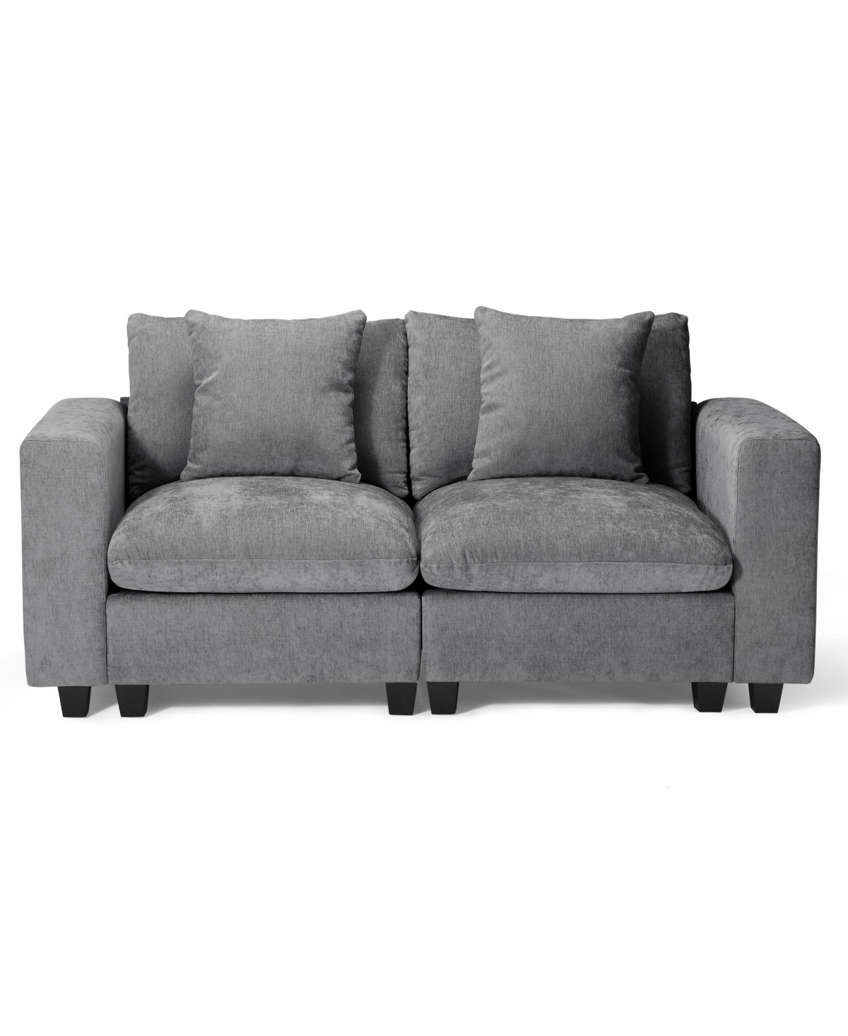 Click here for WestinTrends 70" Modular Chenille Loveseat So... prices