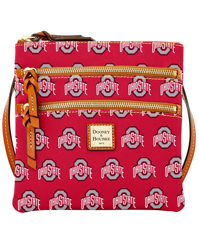 Dooney & Bourke Ohio State Buckeyes Triple Zip Crossbody Bag - Macy's
