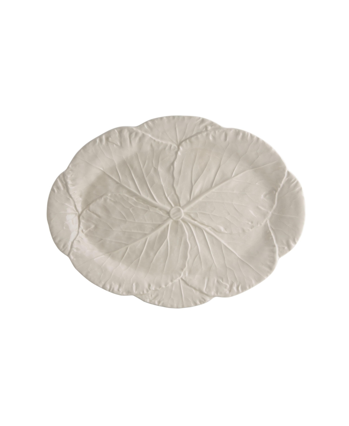Click here for Bordallo Pinheiro Cabbage Beige Large Oval Platter... prices