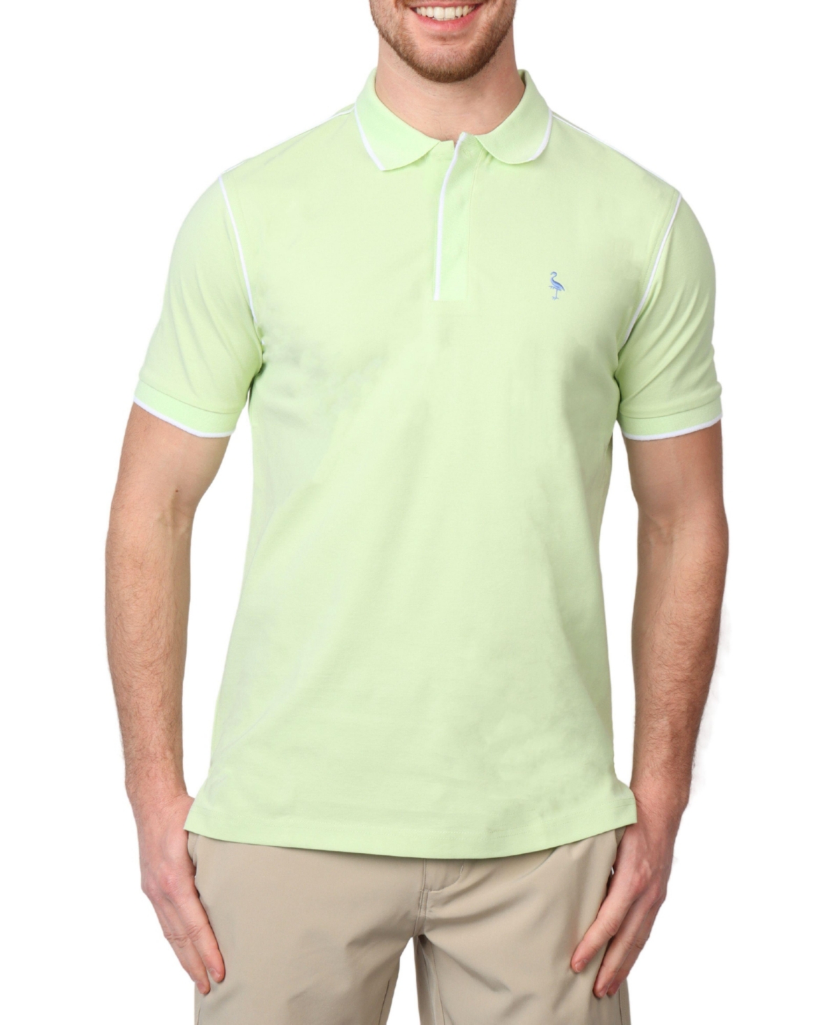 Click here for Tailorbyrd Mens Super Soft Interlock Polo with Con... prices