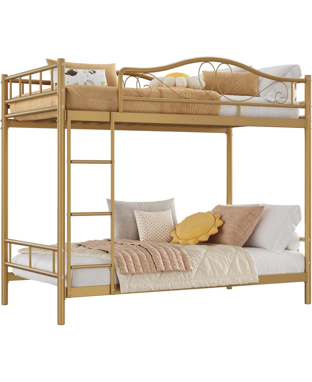 Click here for gaomon Twin Over Twin Metal Bunk Bed with Ladder... prices