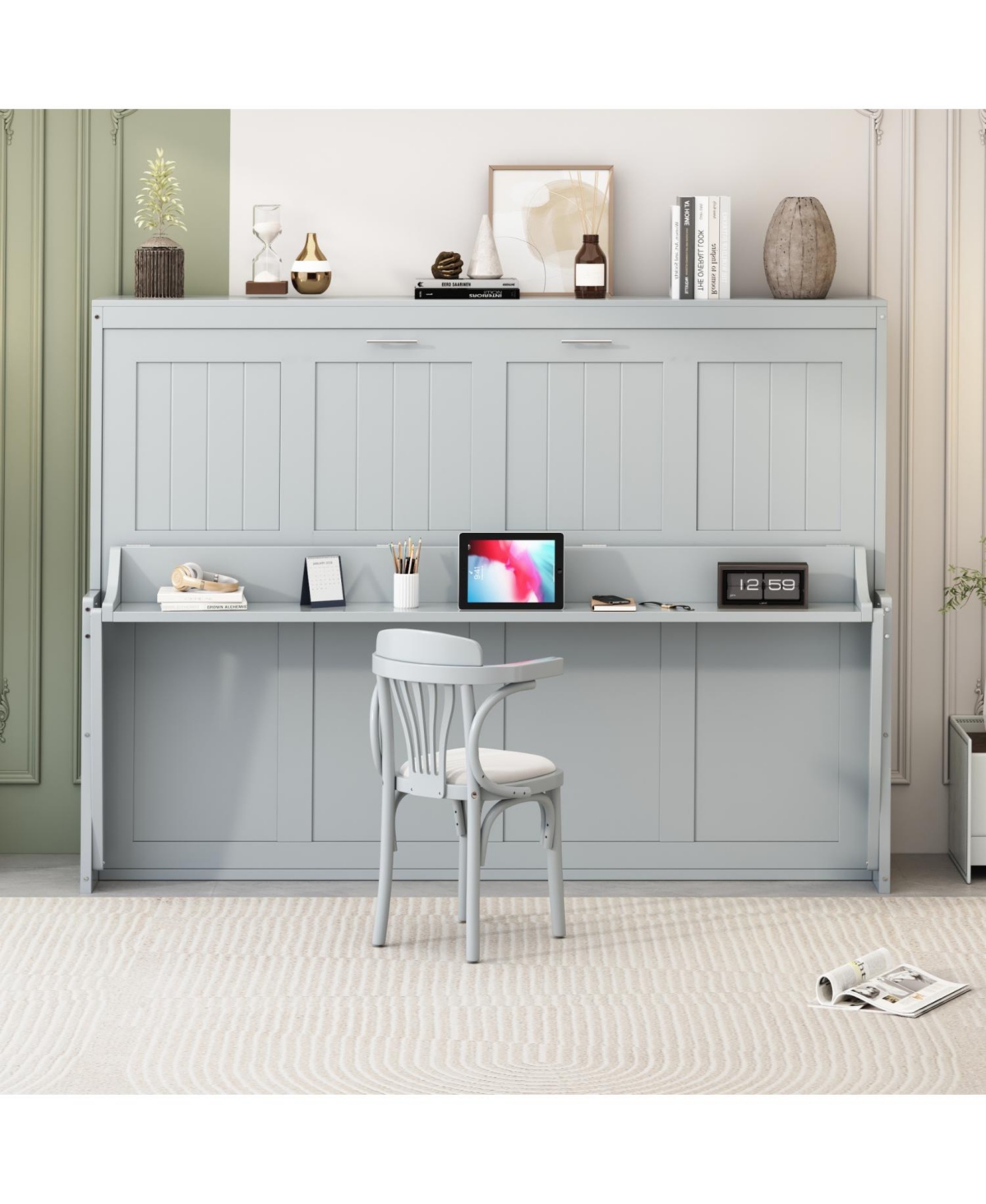 Click here for Streamdale Furniture Queen Size Murphy Bed with Hy... prices