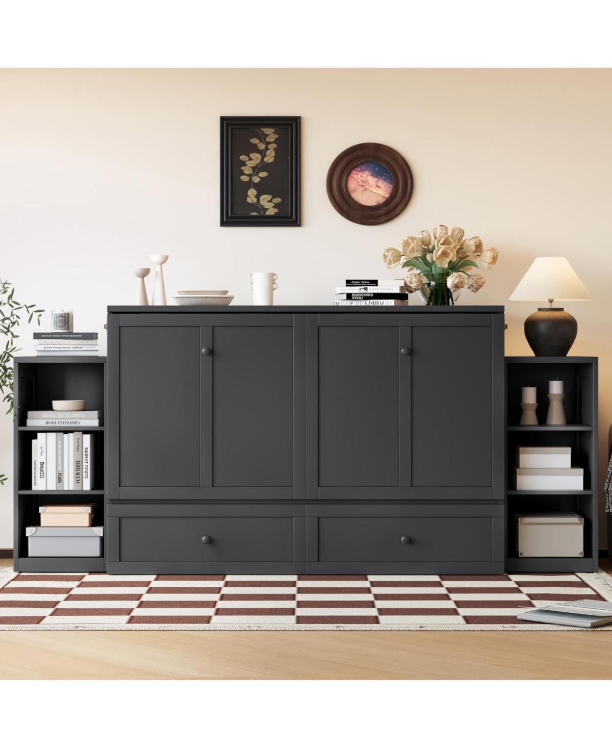 Click here for Streamdale Furniture Queen size Murphy bed with st... prices