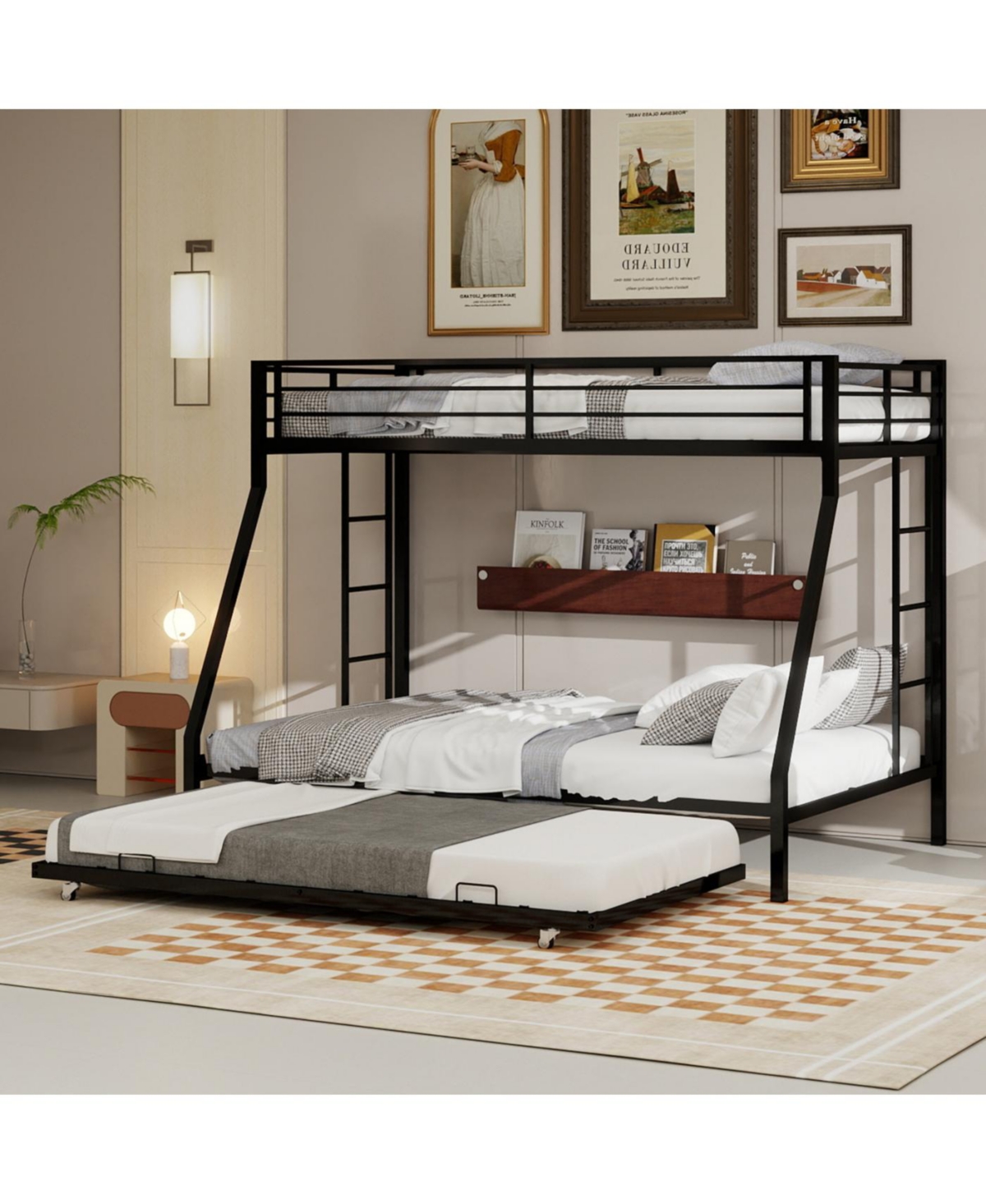 Click here for Streamdale Furniture High-Stability Queen Bunk Bed... prices