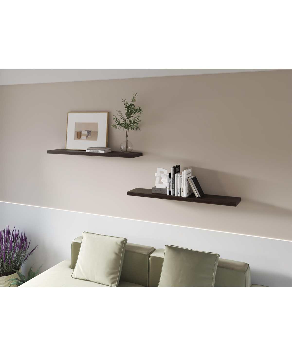 Click here for Fm Furniture Greer Floating Shelf in Melamine x2... prices
