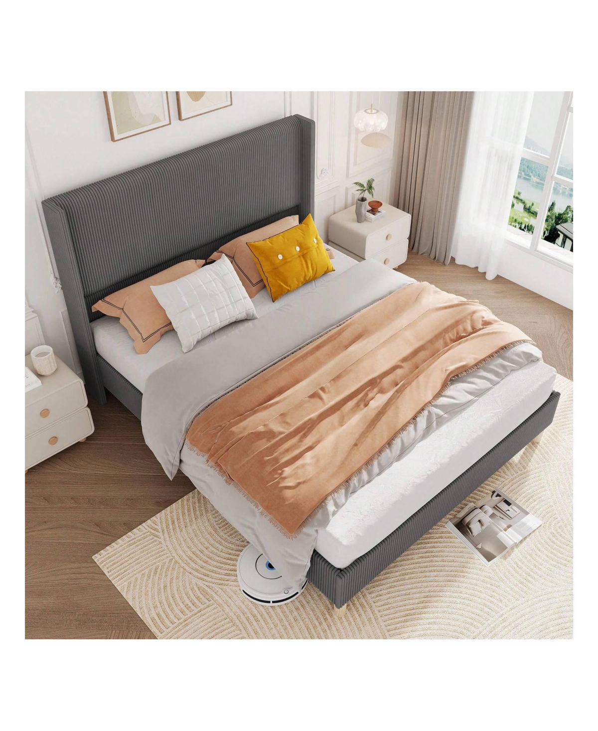 Click here for gaomon Premium Modern Bed Frame with Sturdy Suppor... prices