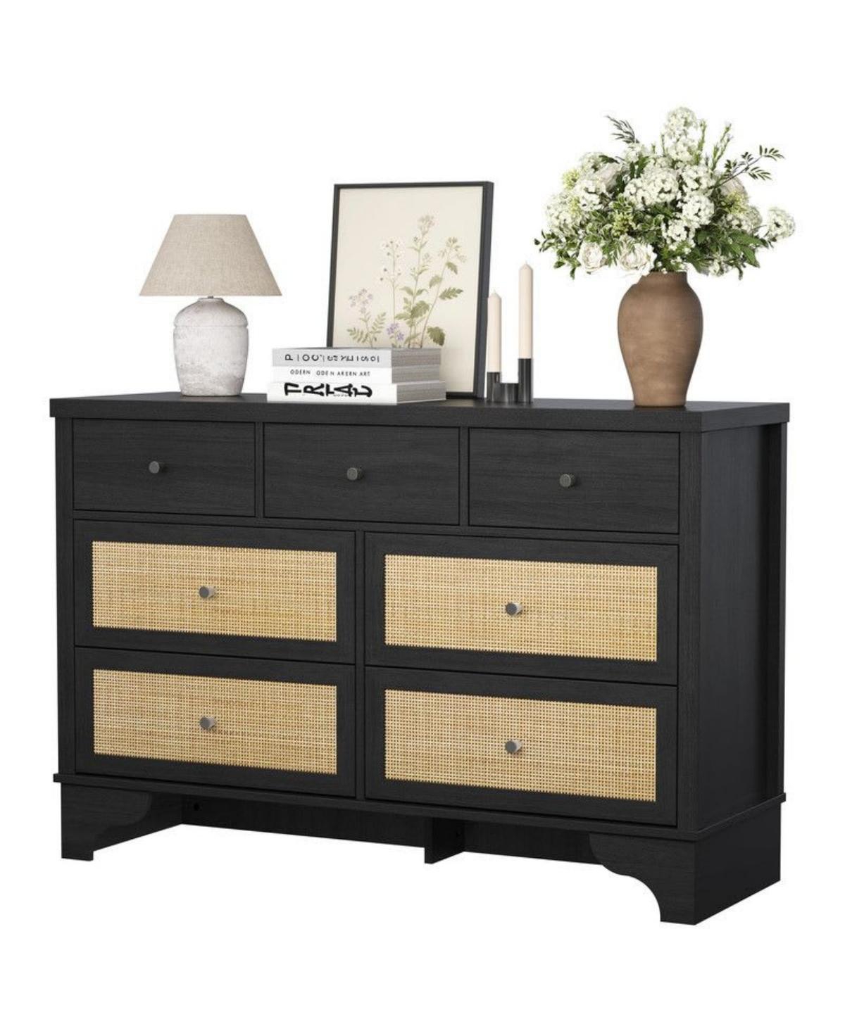 Click here for gaomon 7-Drawer Modern Dresser for Bedroom  Wood C... prices