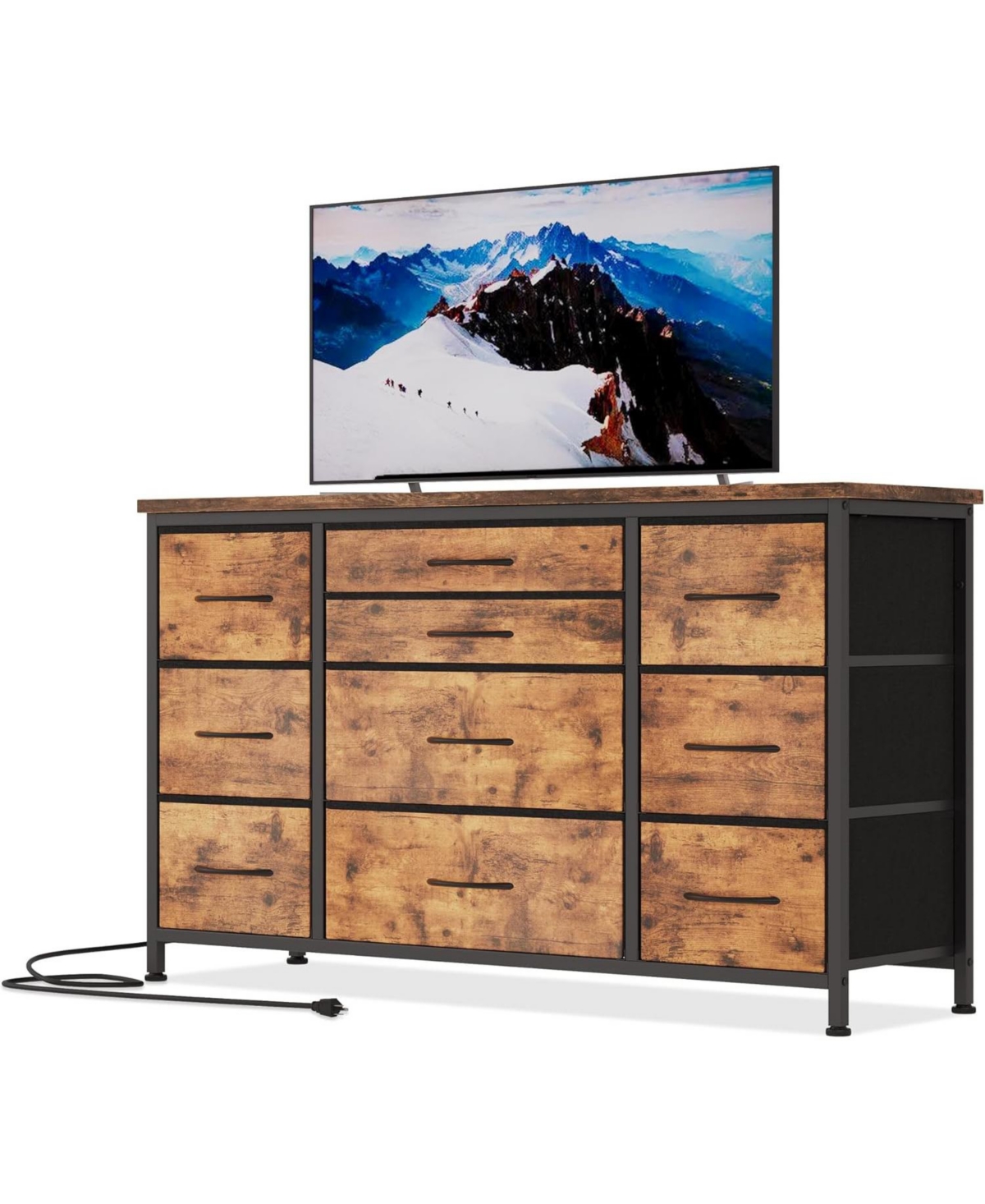 Click here for gaomon 10-Drawer Wooden Storage Cabinet with Power... prices