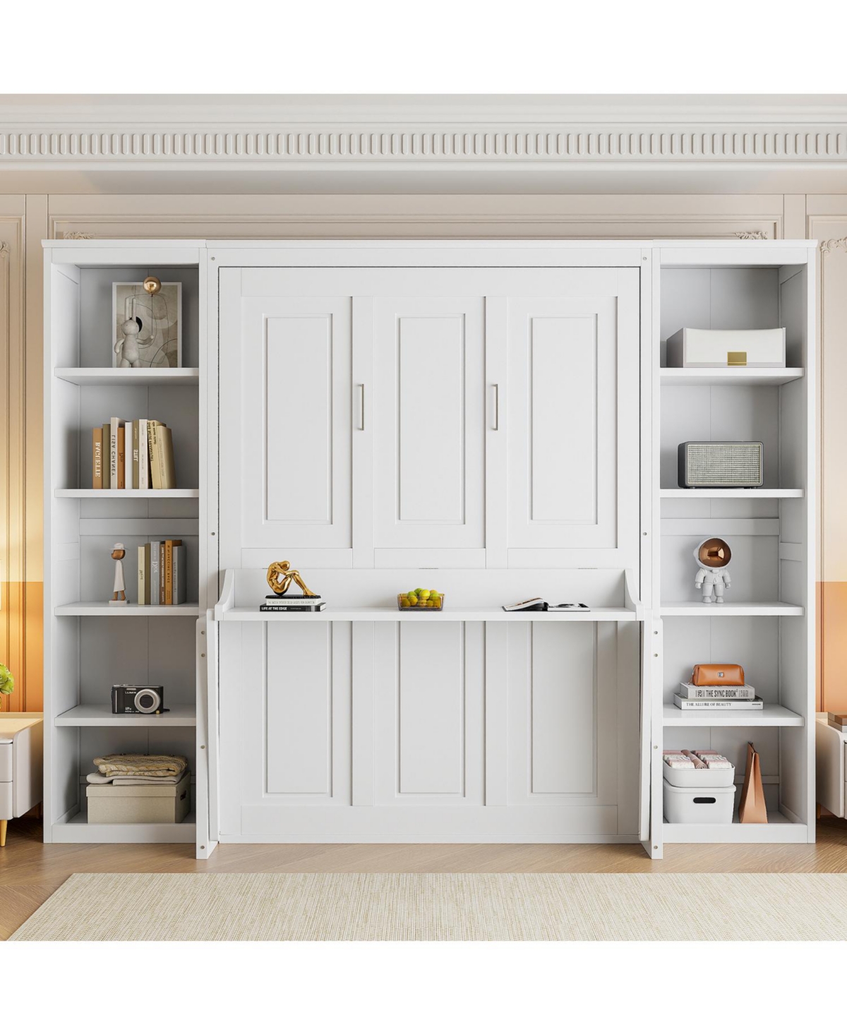 Click here for Streamdale Furniture Full Size Murphy Bed with Des... prices