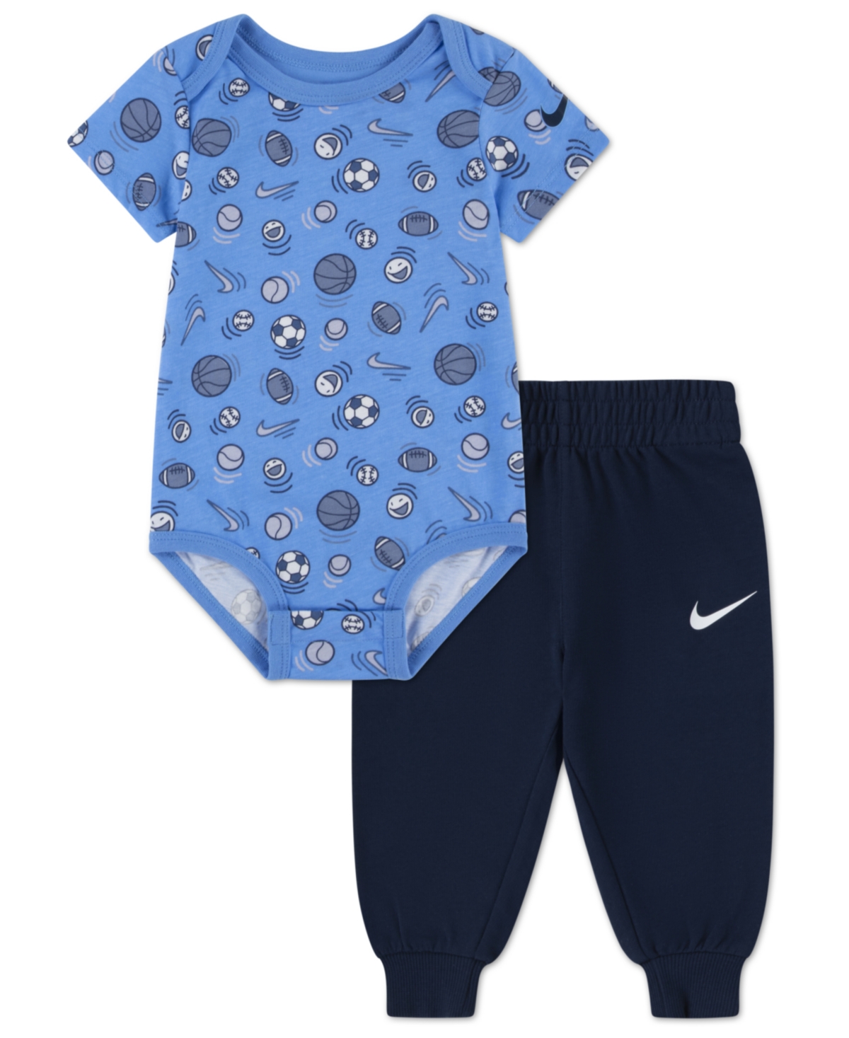 Click here for Nike Baby Boys Graphic Print Bodysuit and Jogger P... prices
