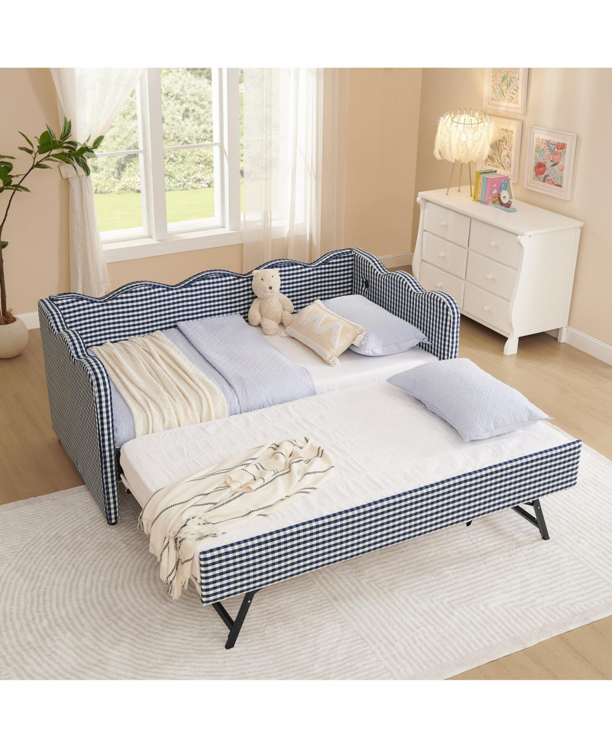 Click here for Streamdale Furniture Gingham Daybed with Trundle... prices