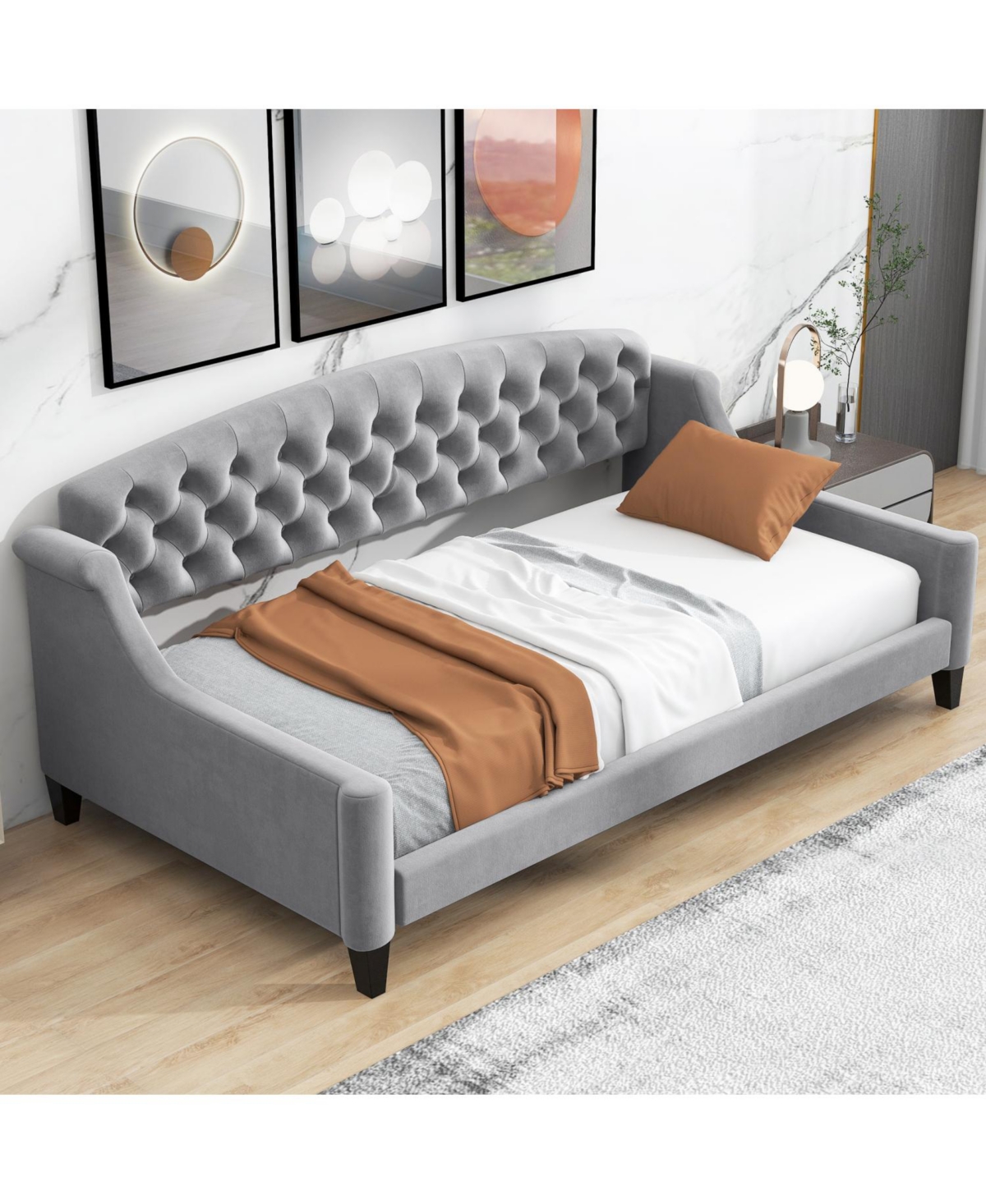 Click here for Streamdale Furniture Modern Luxury Tufted Button D... prices