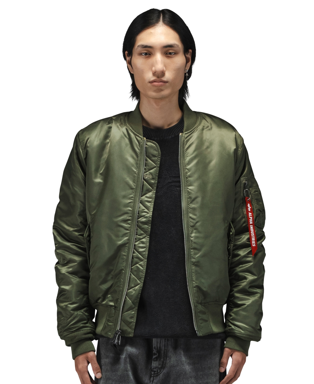 Click here for Alpha Industries Mens Ma-1 Slim Fit/European Fit -... prices