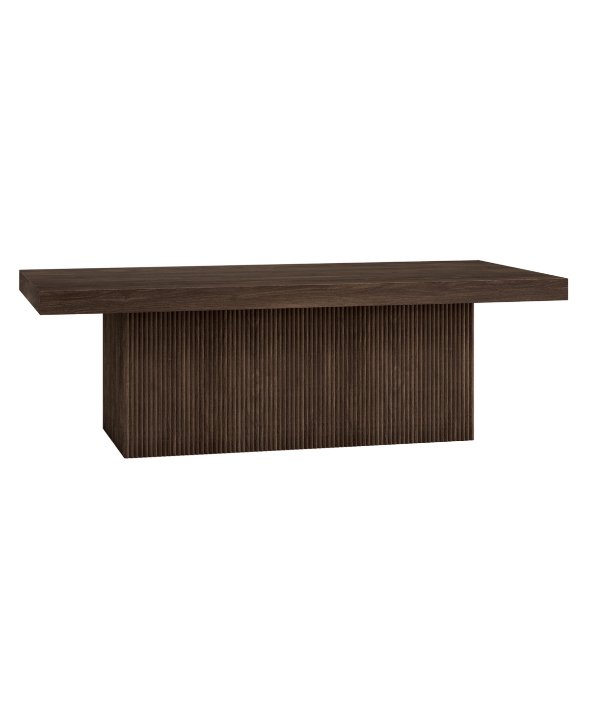 Click here for Hudson & Canal Torren 48 Wide Rectangular Fluted C... prices