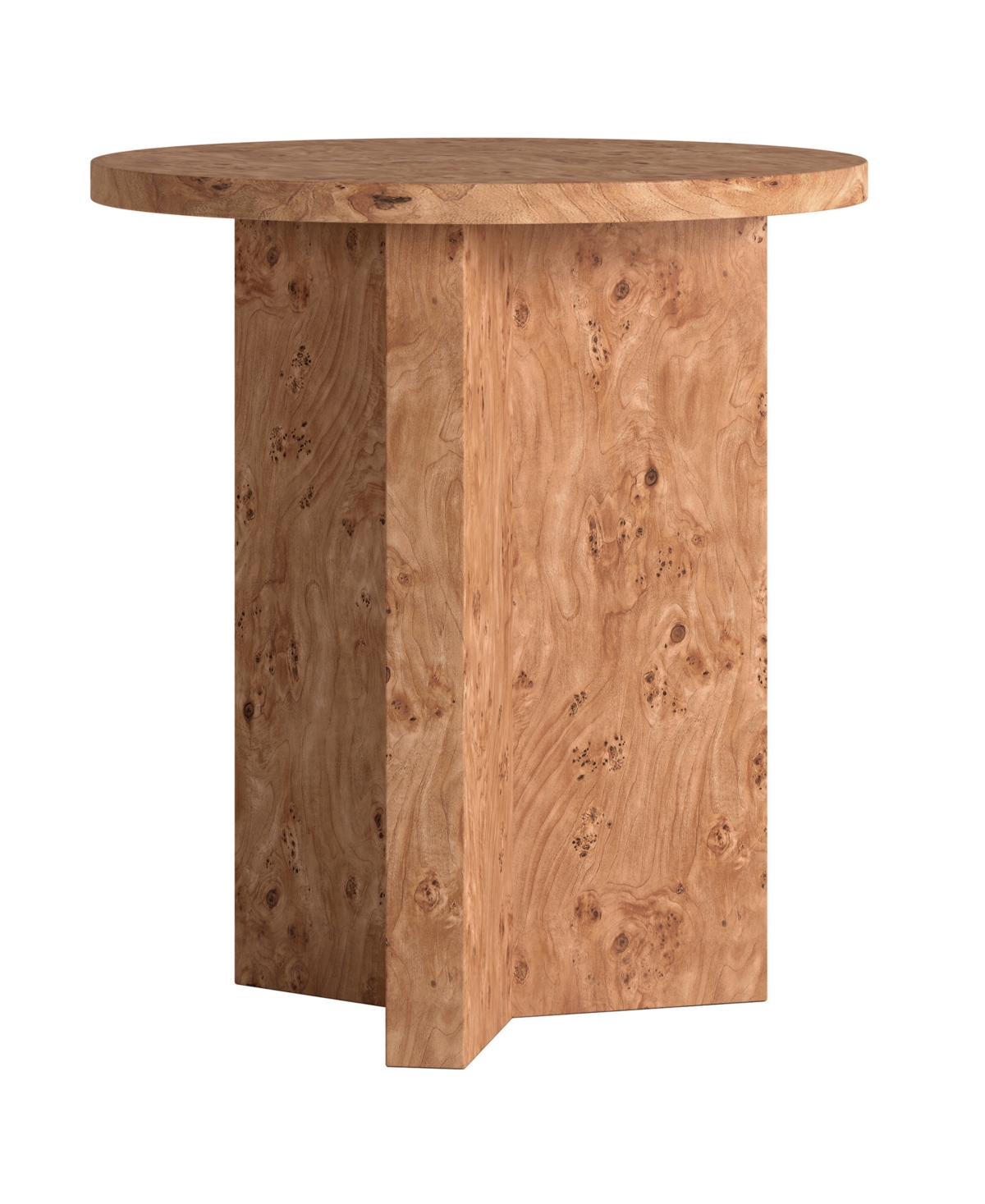 Click here for Hudson & Canal Anders 20 Wide Burled Side Table -... prices