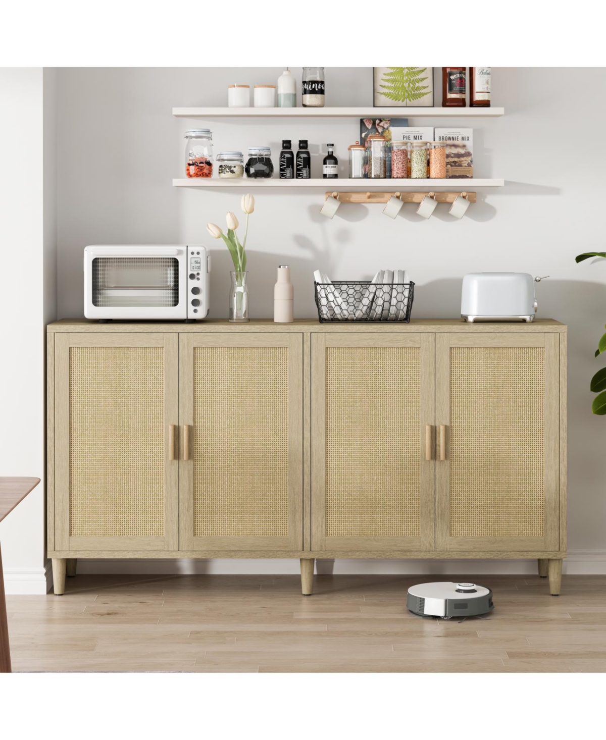 Click here for Streamdale Furniture Rattan Buffet Cabinet - 70&#x... prices