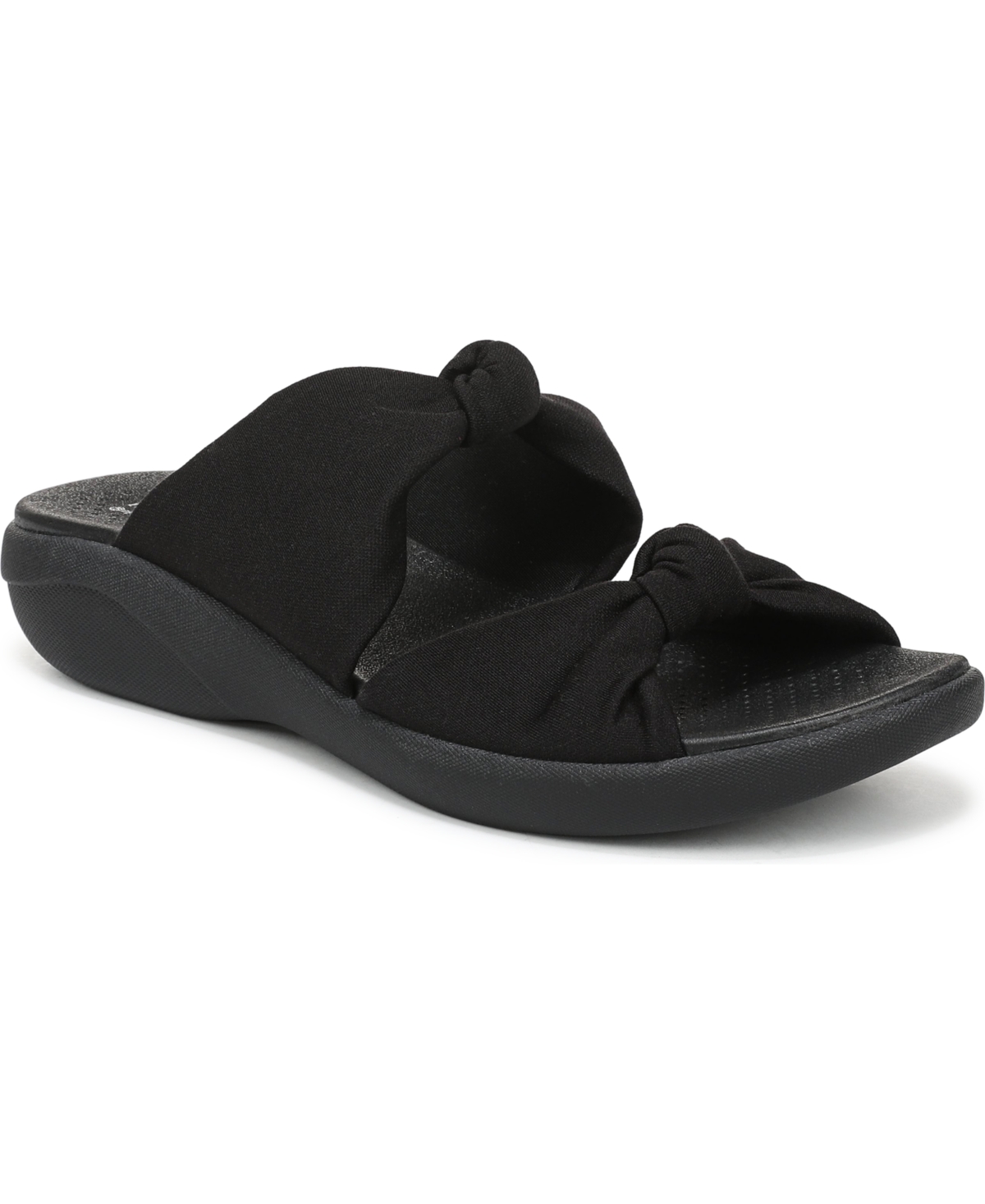 Click here for LifeStride Womens Caring Slide Sandals - Black Kni... prices