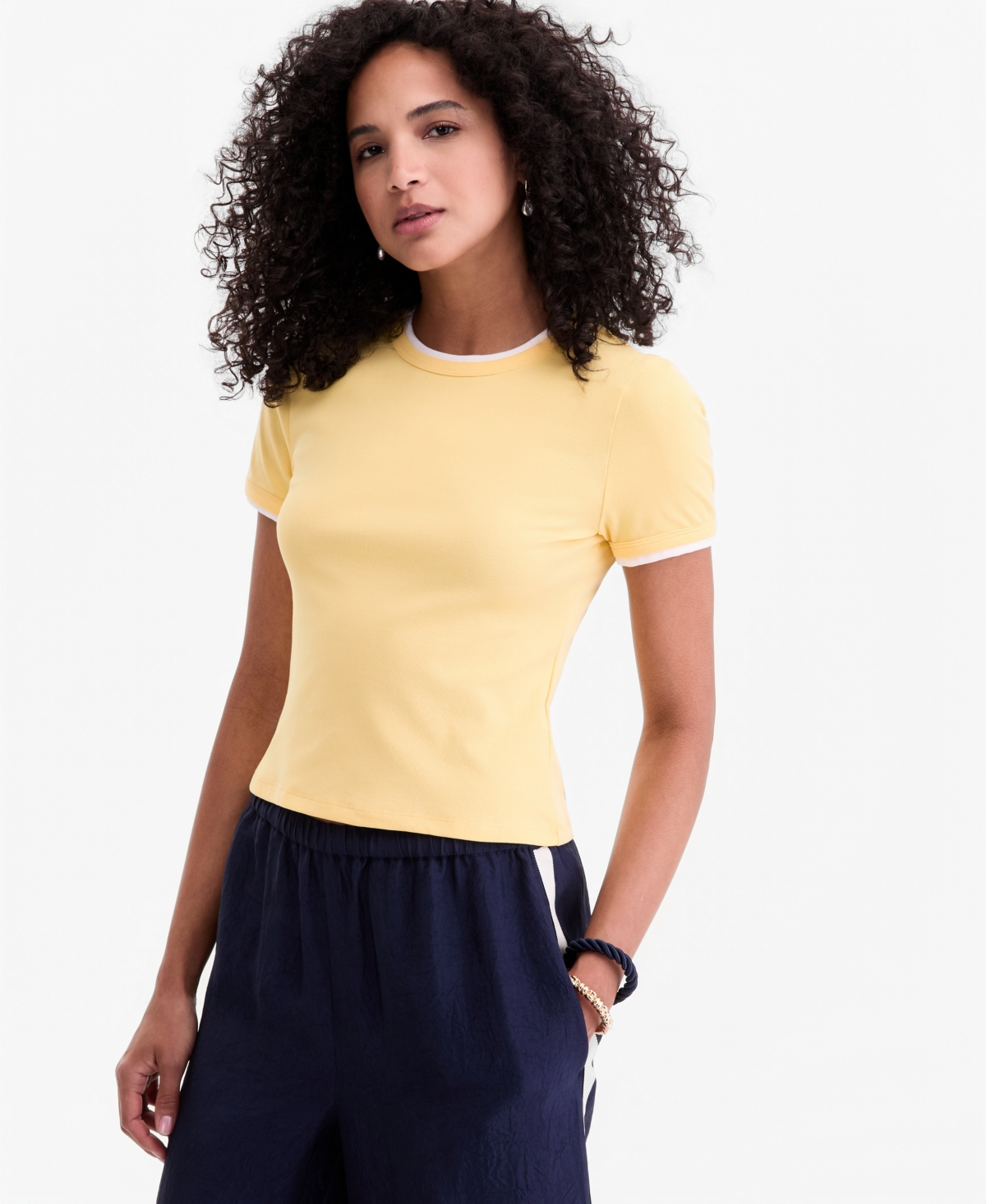 Click here for On 34th Womens Tipped Meet & Greet T-Shirt  Macys... prices