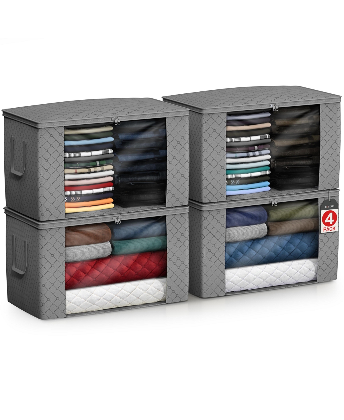 Click here for Sorbus Foldable Storage Bag Organizers  Large Clea... prices