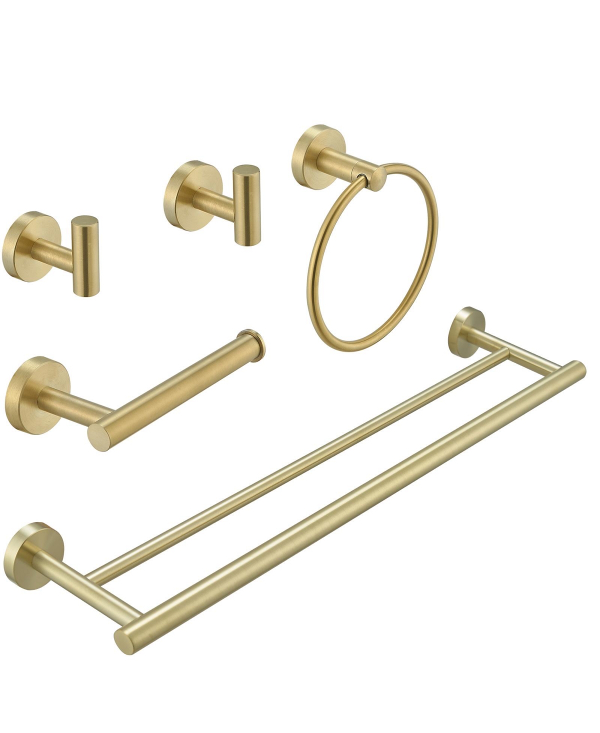 Click here for Greenspring 5-Piece Bath Hardware with Towel Bar T... prices