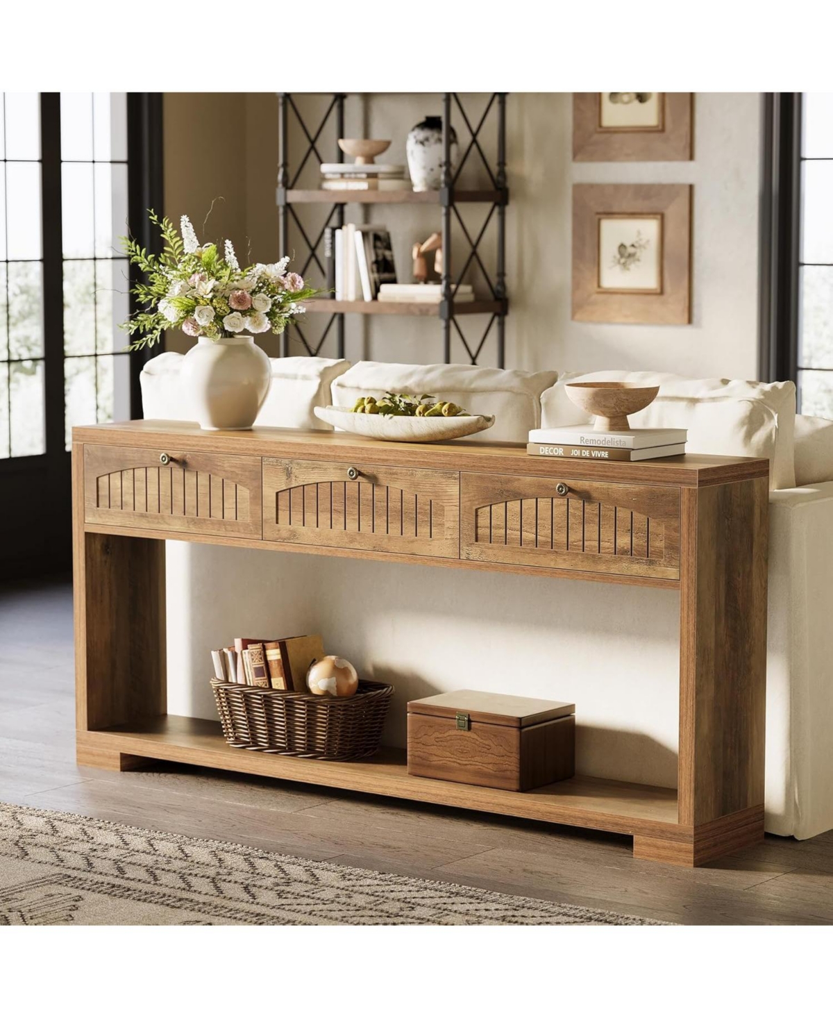 Click here for Tribesigns 70.8-Inch Long Console Table with 3 Dra... prices