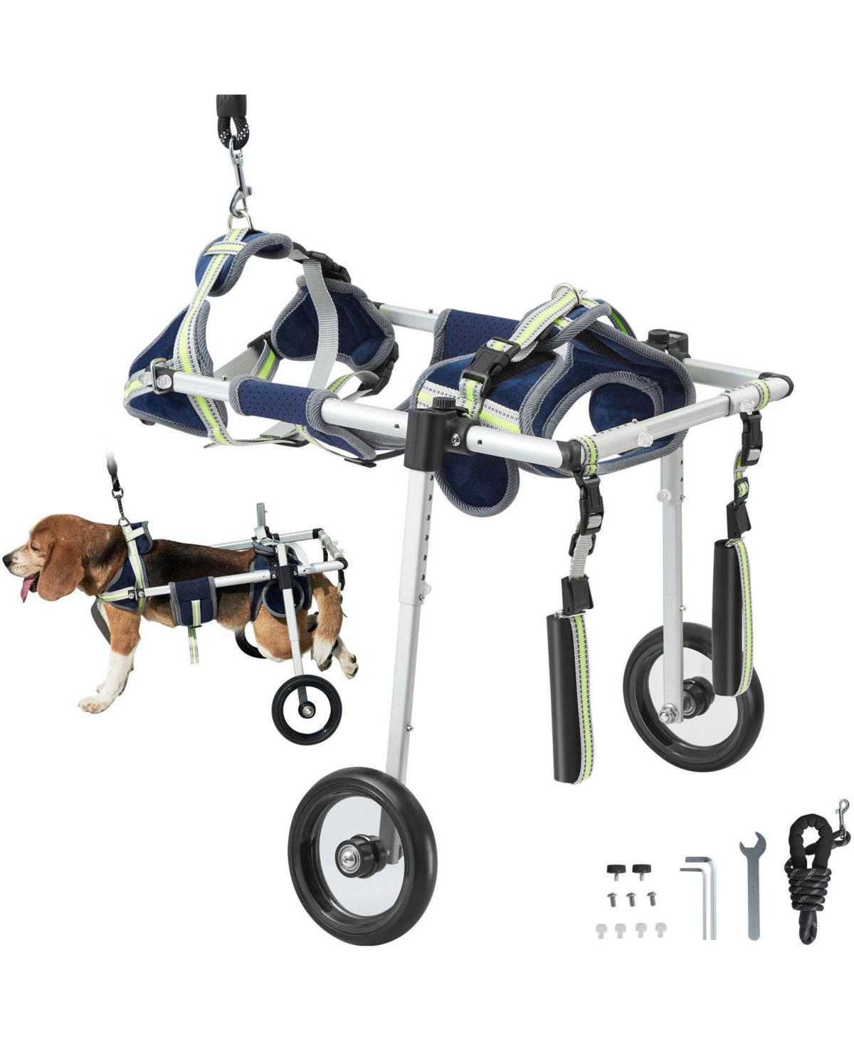 Click here for Cozito Adjustable 2-Wheel Pet Wheelchair for Back... prices