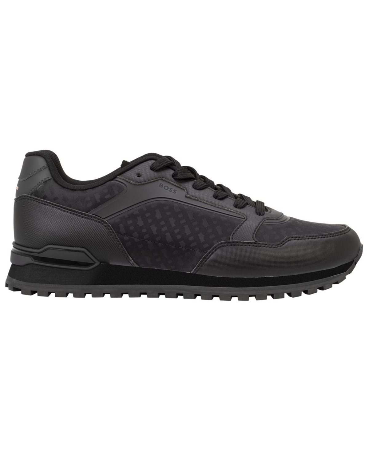 Click here for Boss Mens Parkour Lace-Up Sneakers - Black prices