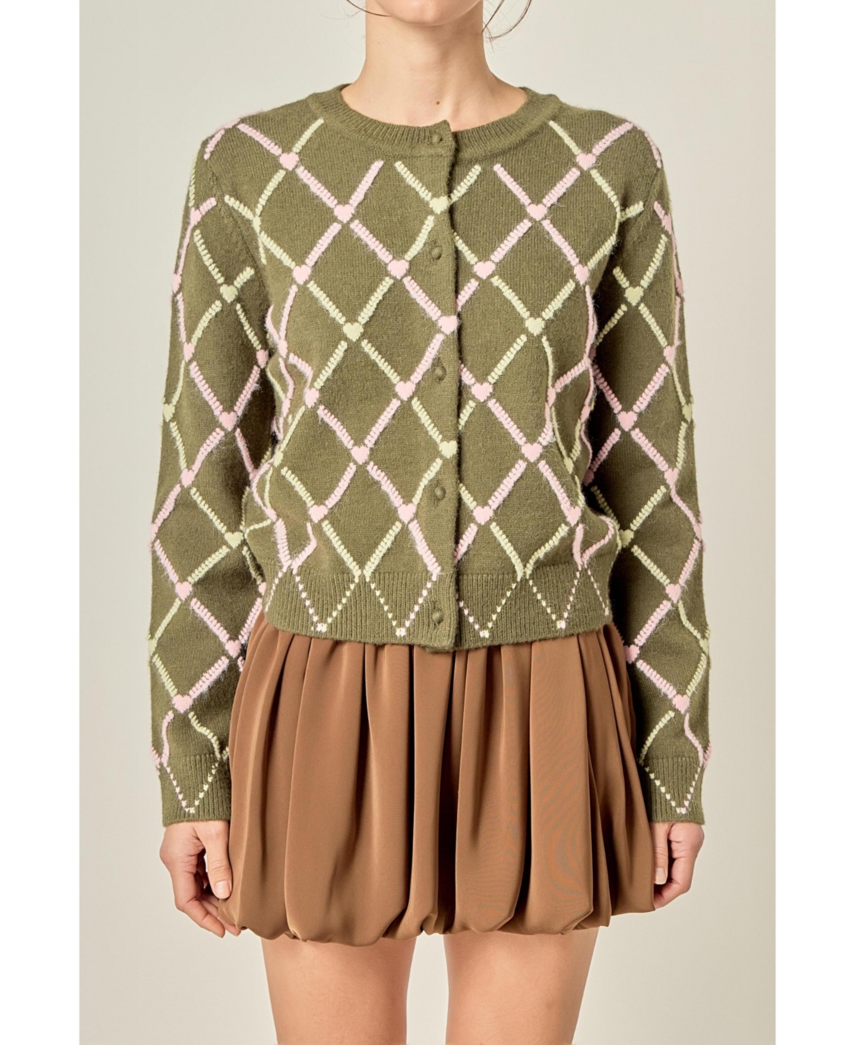 Click here for English Factory Womens Diamond Heart Pattern Knit... prices