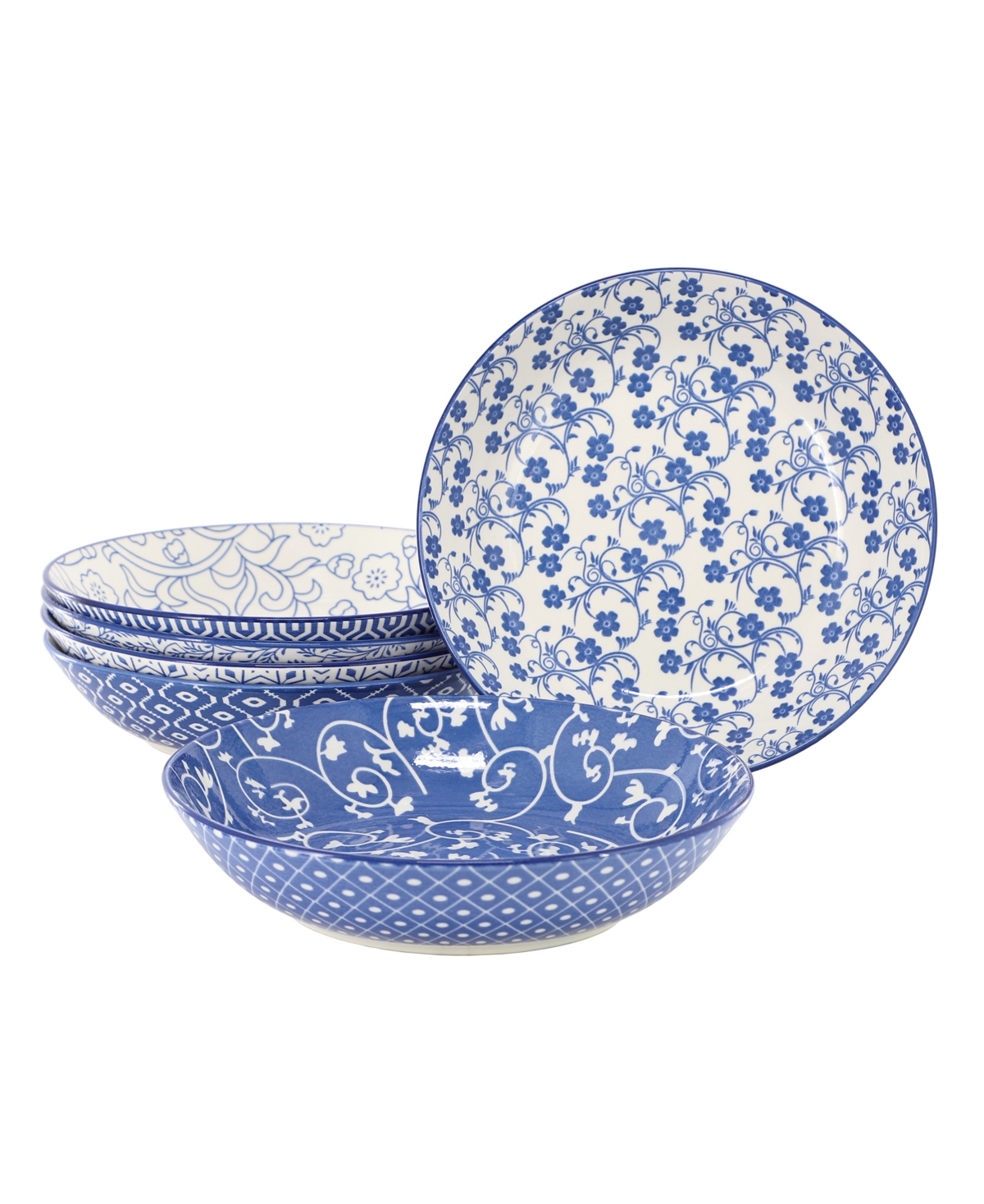 Click here for Elama Aurora Pasta Bowls  Set of 6  Service For 6... prices
