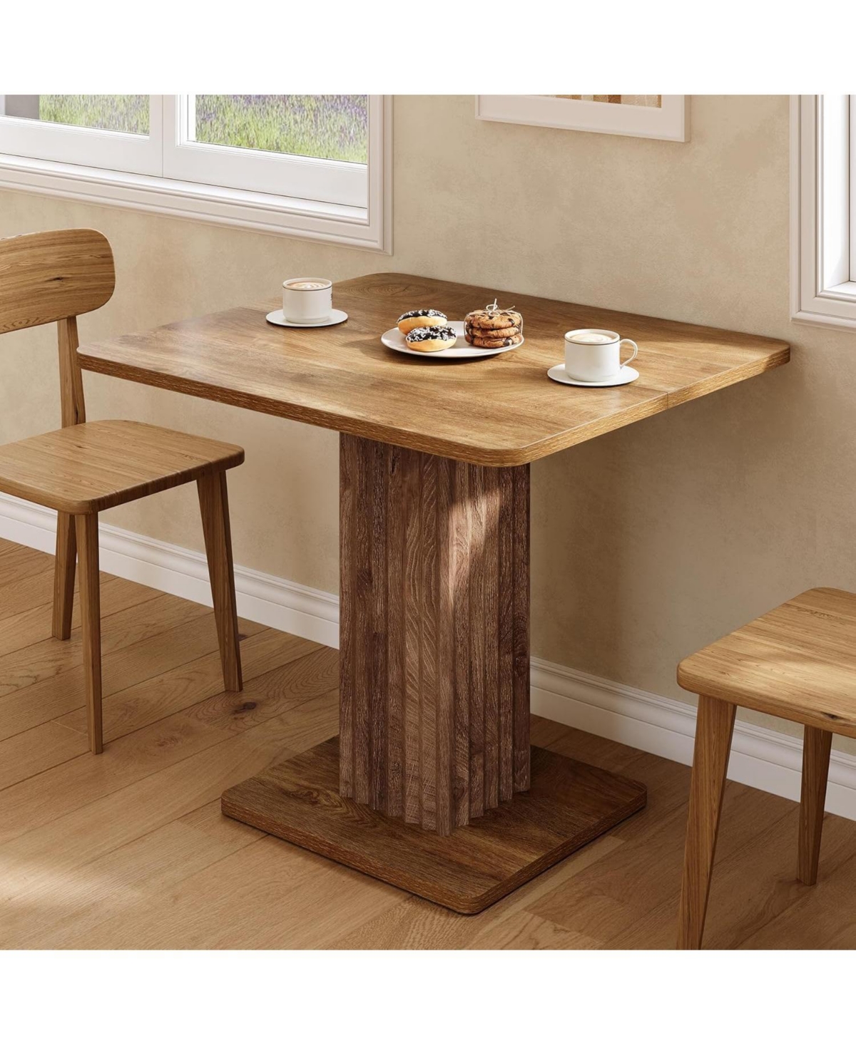 Click here for Tribesigns Small Dining Table for 2-4  35.4"... prices