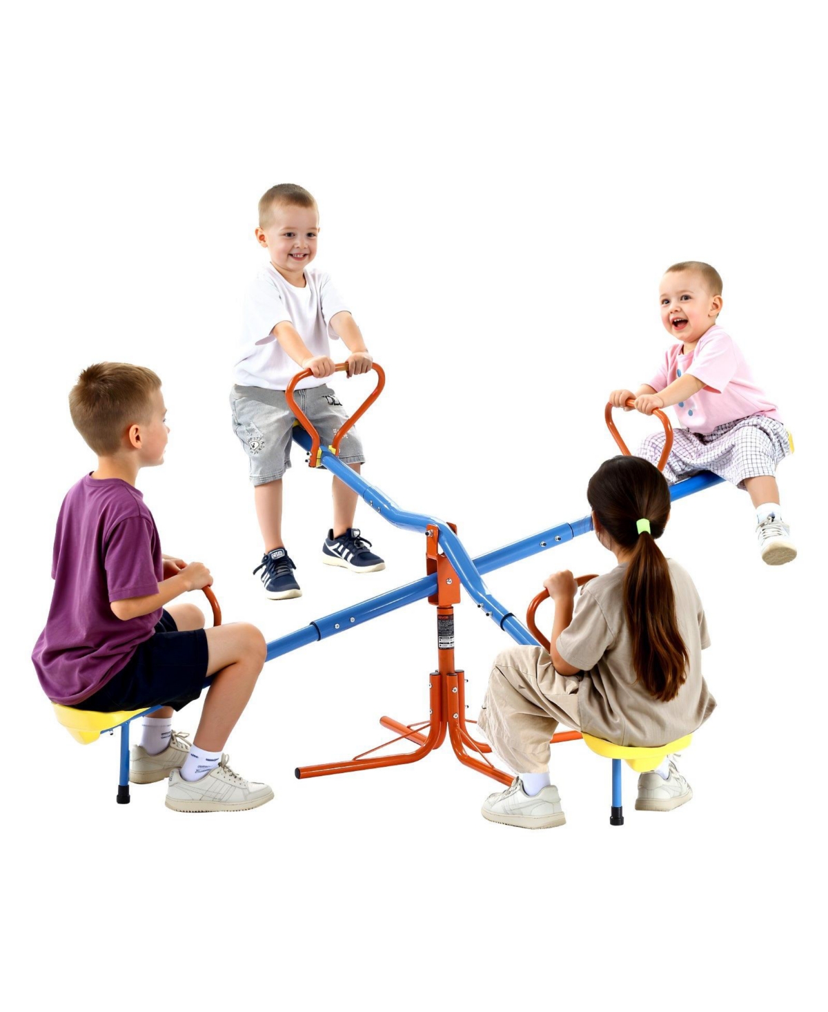 Click here for Mecale 4-Seat Sit and Spin Teeter Totter Kids Sees... prices