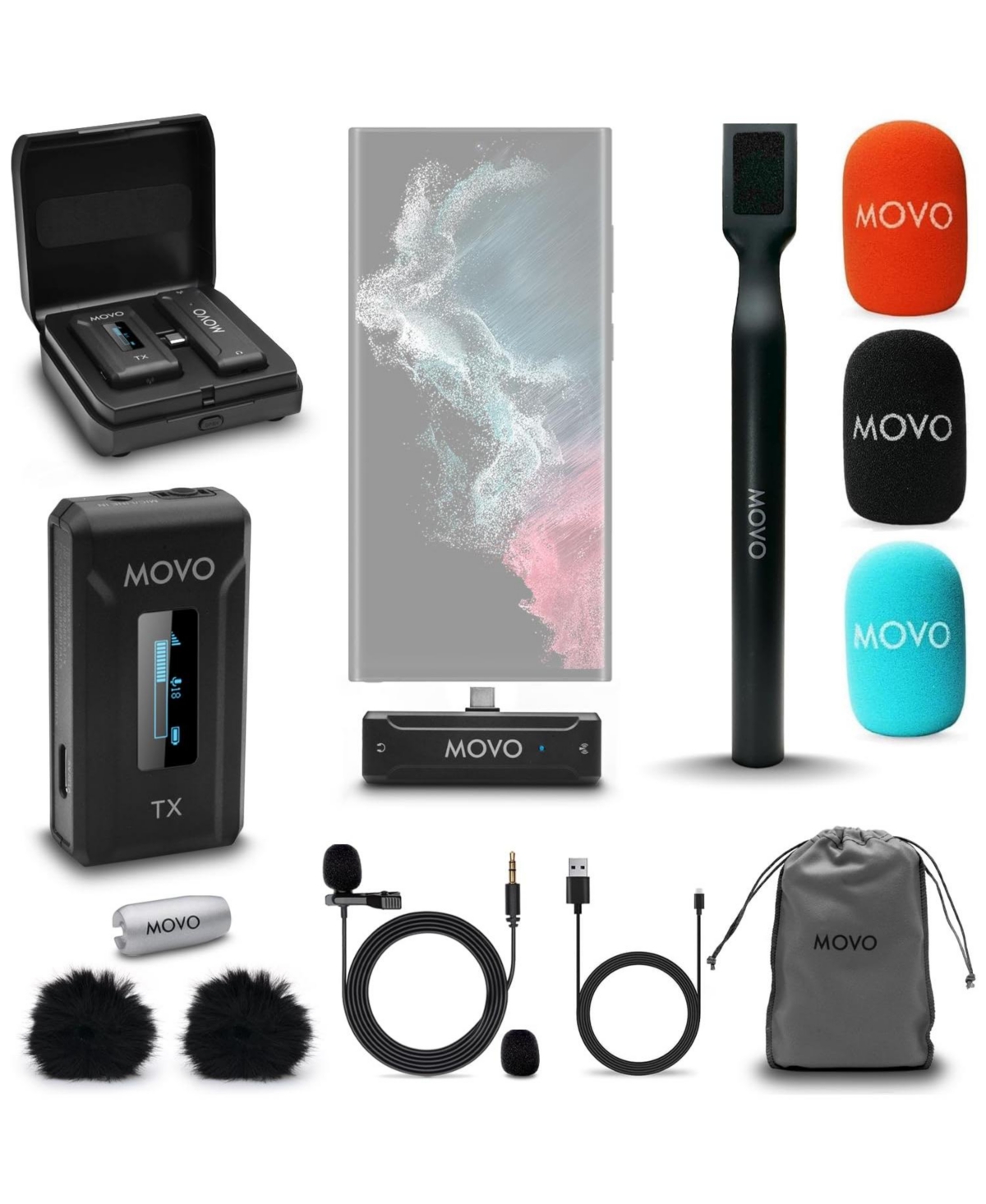 Click here for Movo Wmx-2-c Usb-c Wireless Lavalier Microphone fo... prices
