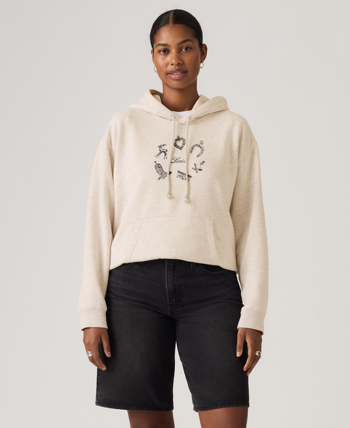 Click here for Levis Womens Graphic Everyday Hoodie - Hoodie Char... prices