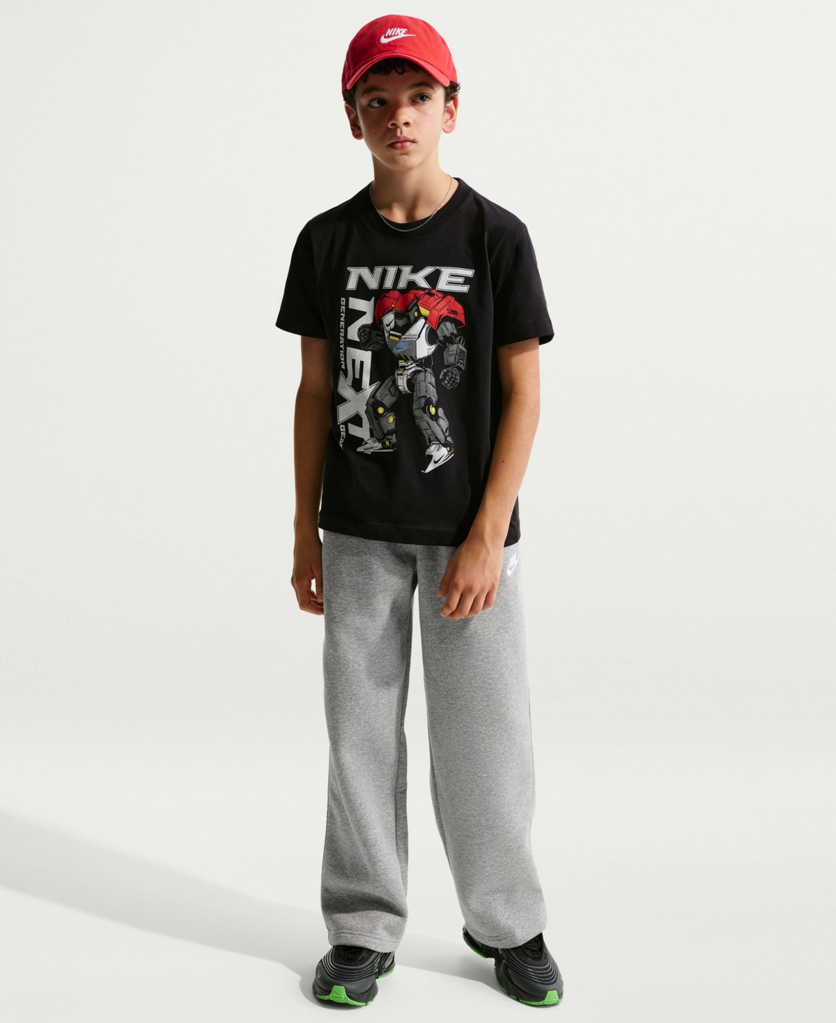 Click here for Nike Sportswear Girls 7-16 Loose Open-Hem Pants -... prices