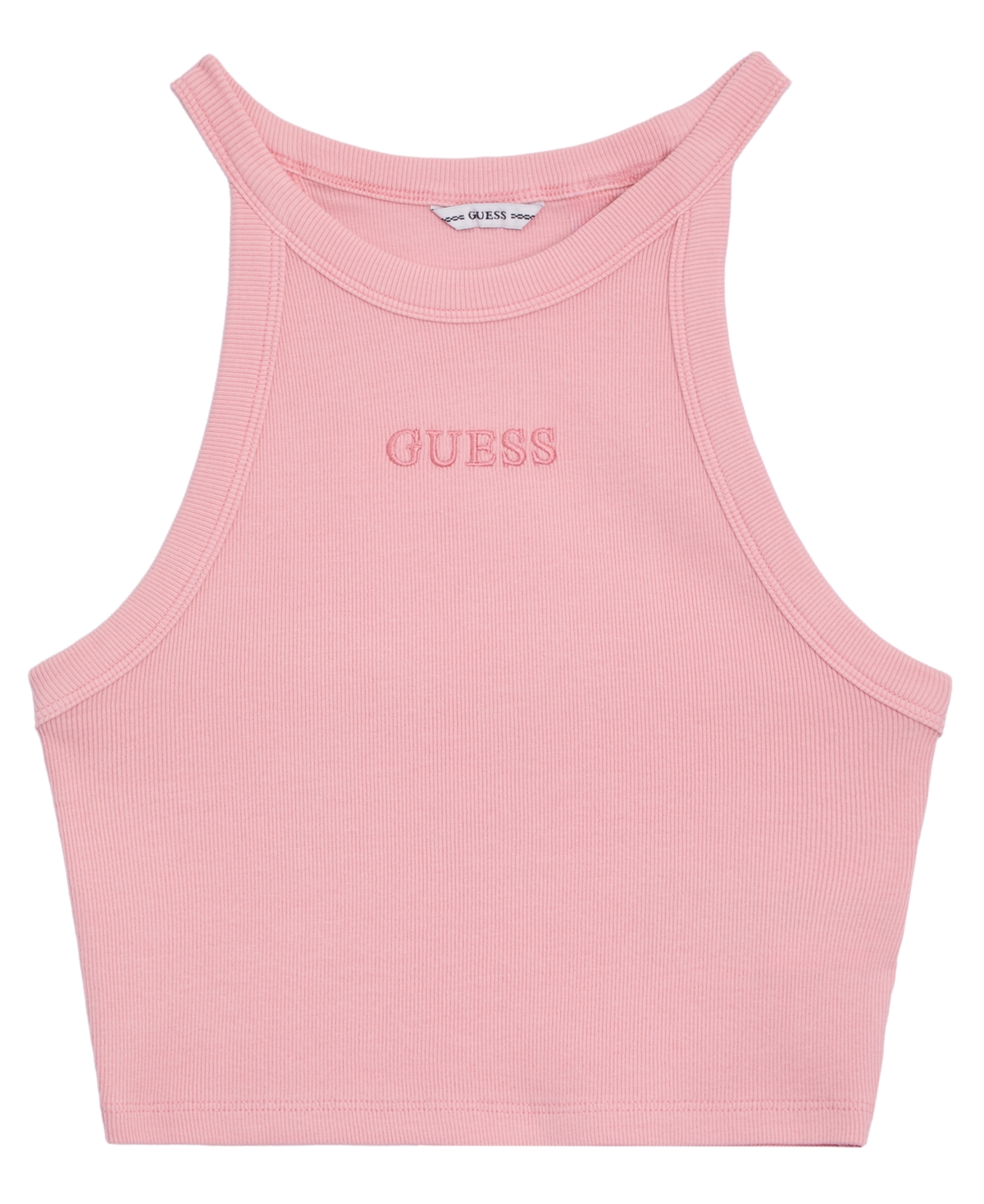Click here for Guess Girls 7-16 Garment Dye Rib Scoop Neck Top -... prices