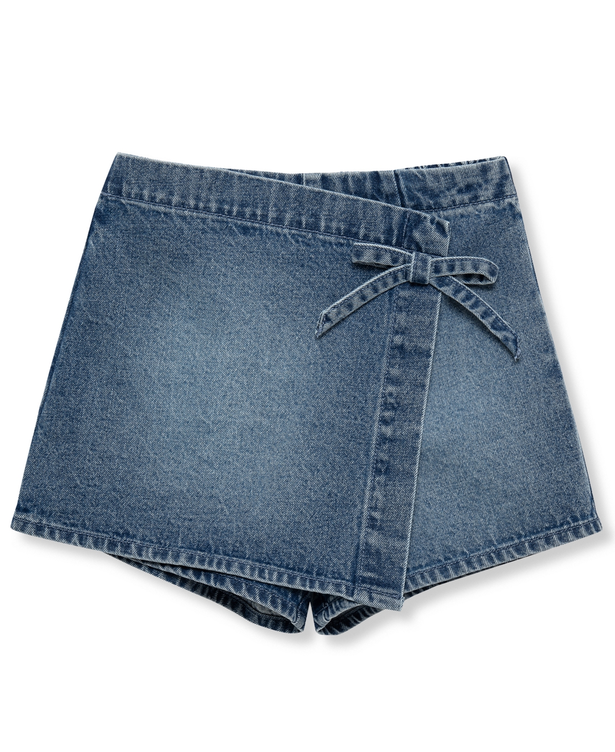 Click here for H by Habitual Girls 7-16 Faux Wrap Denim Skort - D... prices